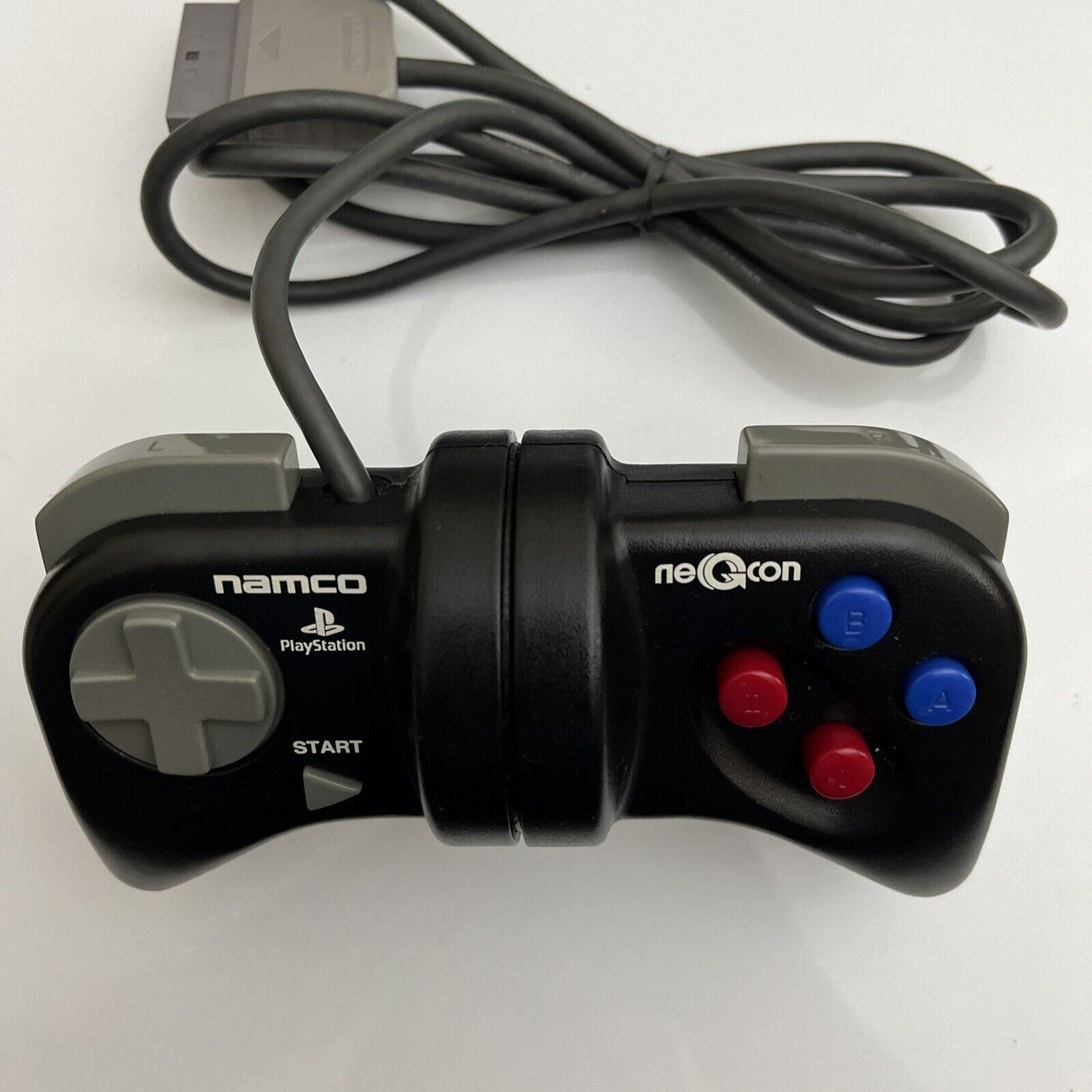 Namco Sony PlayStation Negcon Controller Black NPC-104 – Retro Unit