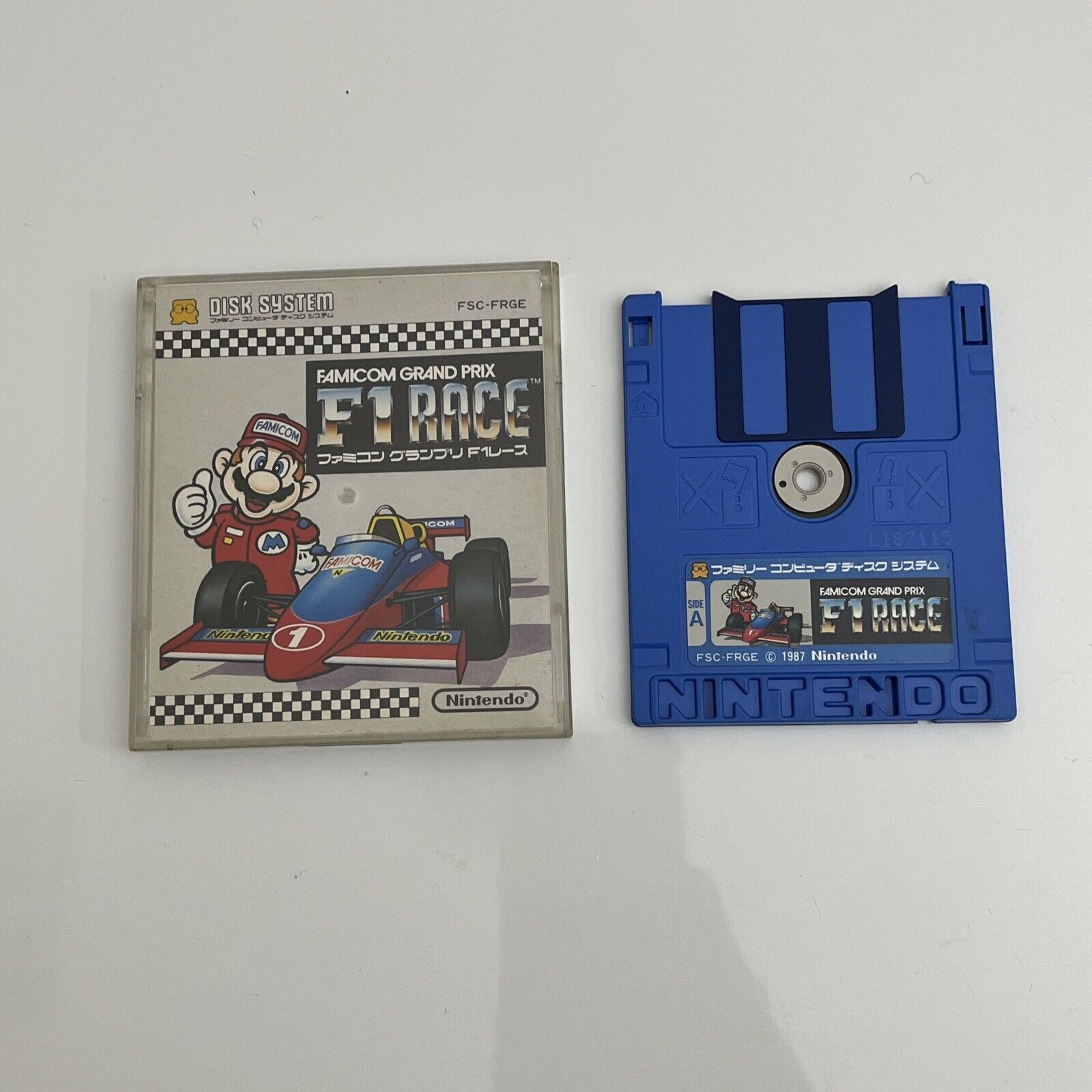 Famicom Grand Prix Mario F1 Race - Nintendo Famicom Disk NES NTSC-J JA ...