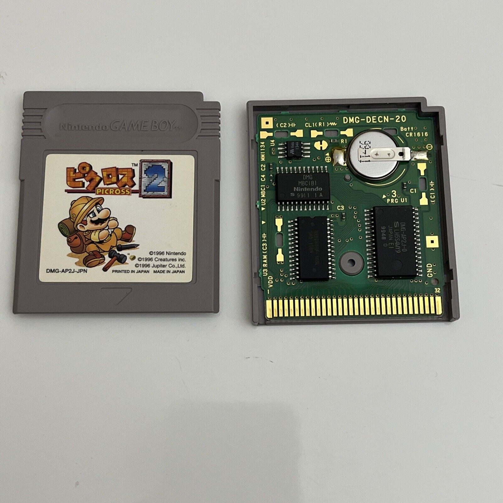 Picross 2 - Nintendo Gameboy GB JAPAN 1996 Puzzle Game – Retro Unit