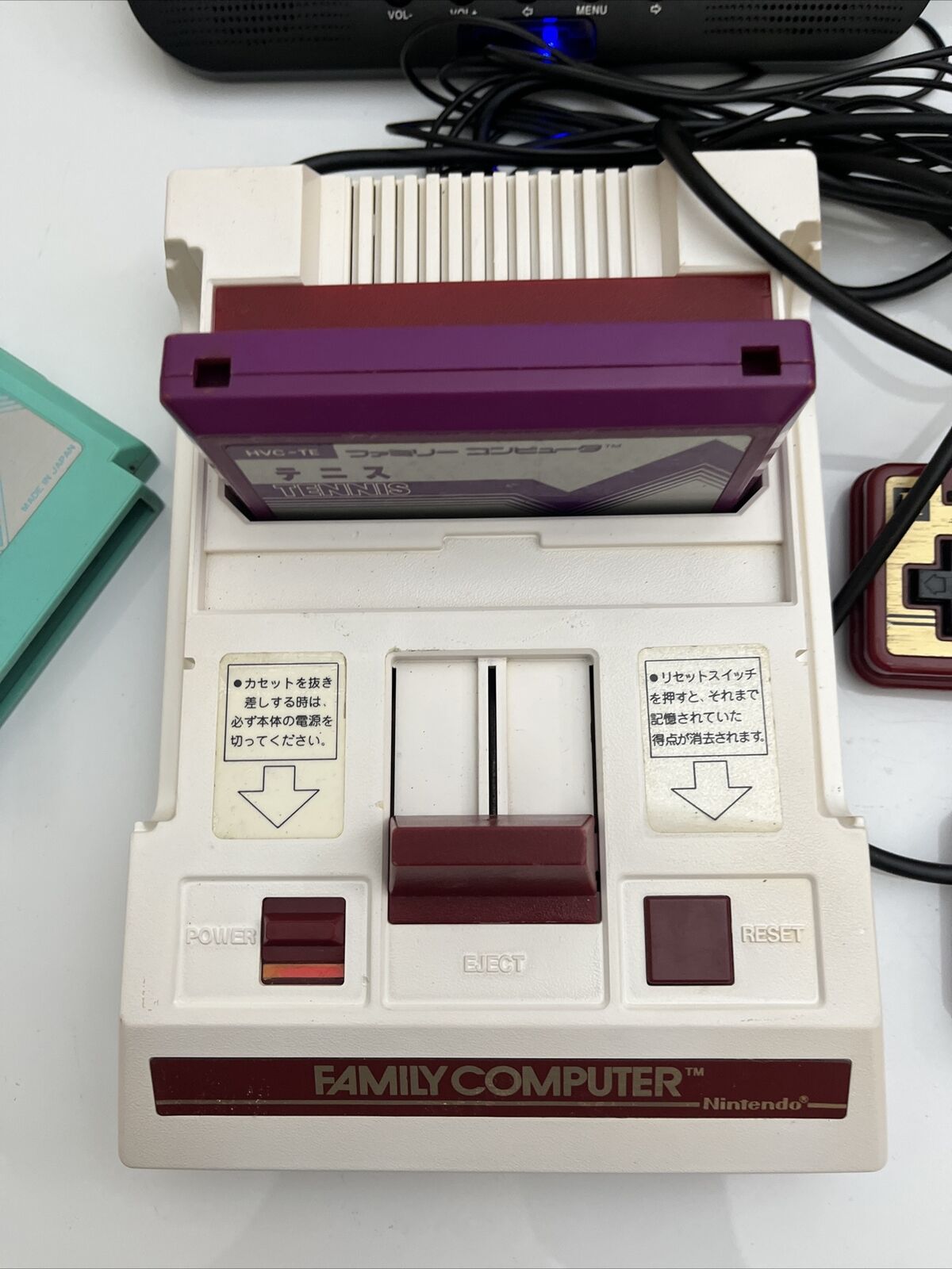 Nintendo Famicom Console with 7" LCD Screen + 2 Games Golf & Tennis ...