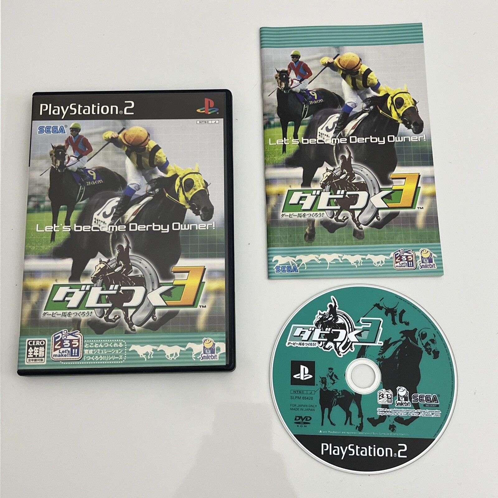 Derby Tsuku 3 - Sony PlayStation PS2 NTSC-J JAPAN Game Complete – Retro ...