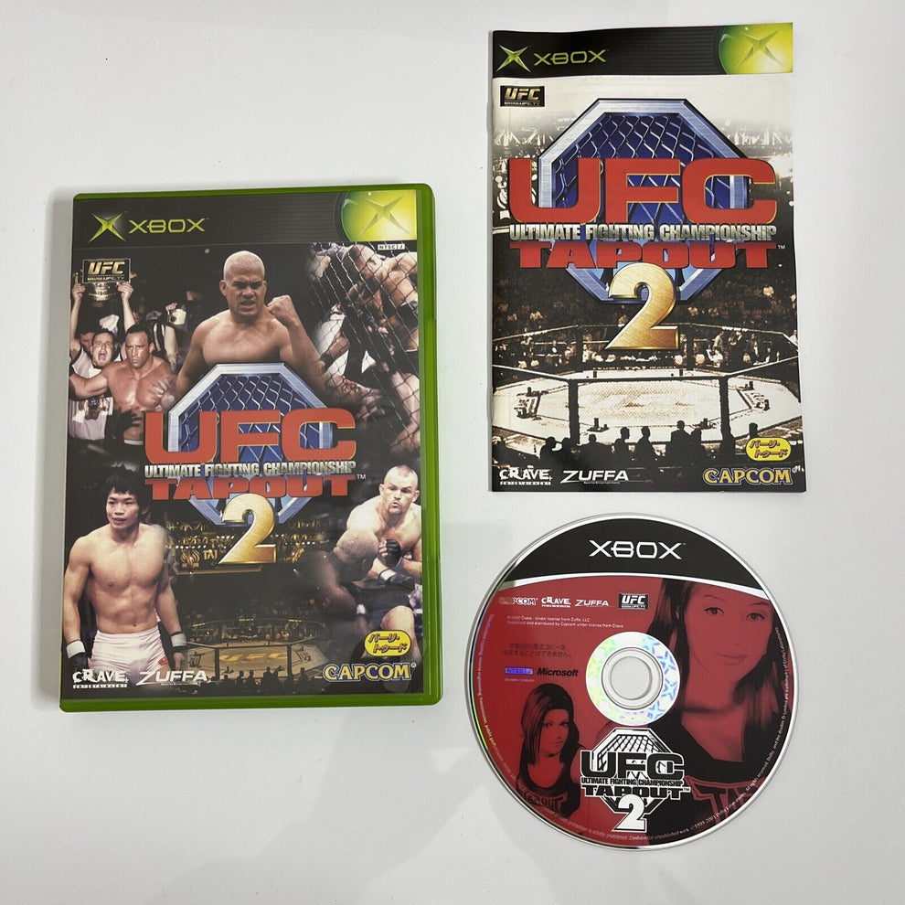 UFC Tap Out 2 - Microsoft XBOX Original NTSC-J JAPAN Game Complete ...