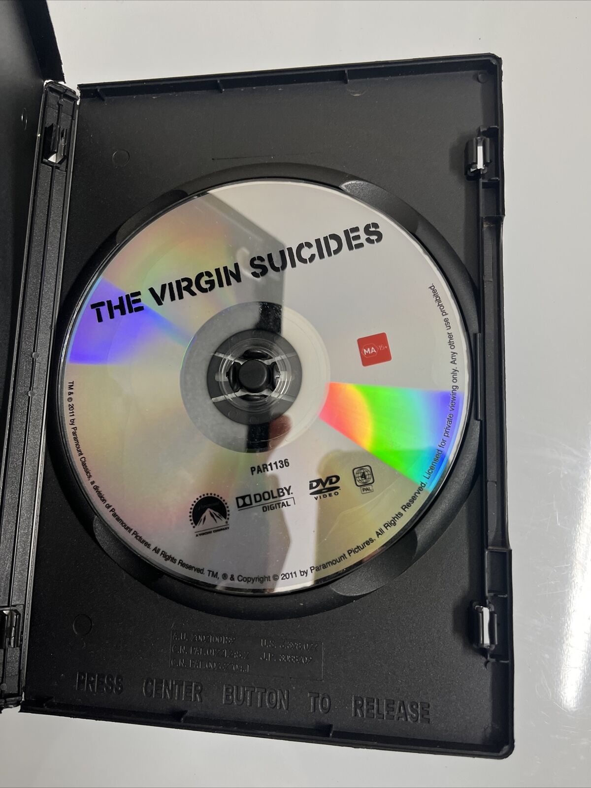 The Virgin Suicides (DVD, 1999) Kirsten Dunst, James Woods Region 4 ...