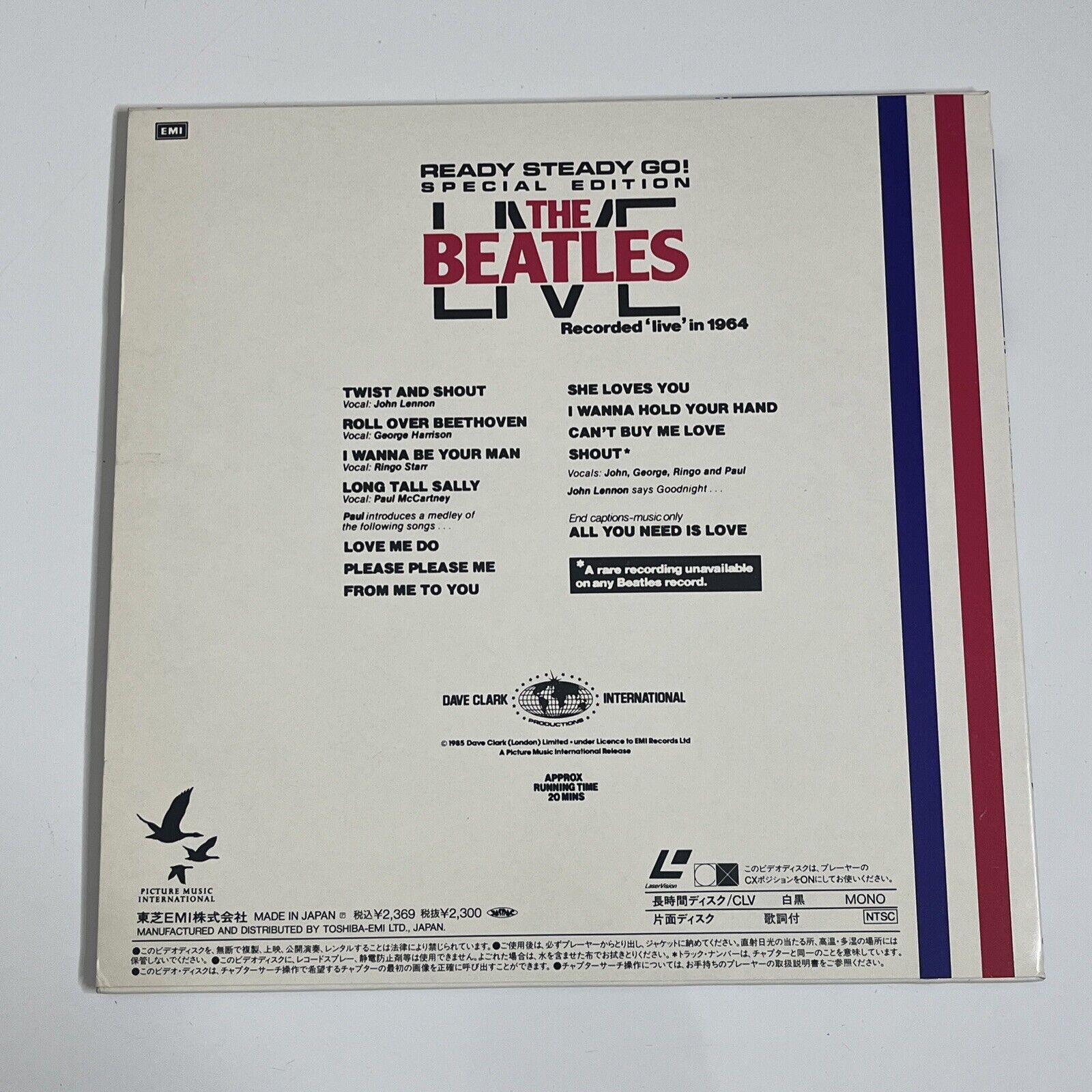 The Beatles Live - Ready Steady Go Special Ed (Laser Disc, 1964) NTSC – Retro Unit