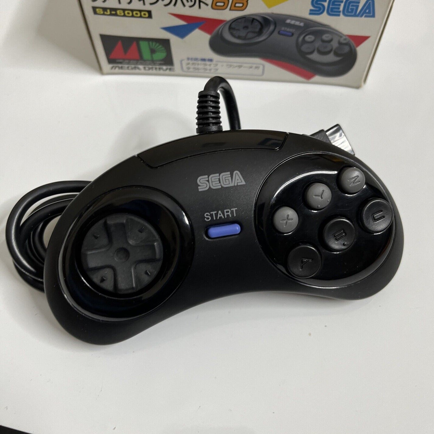 Official Genuine Sega Mega Drive 6 Button Controller NEW – Retro Unit