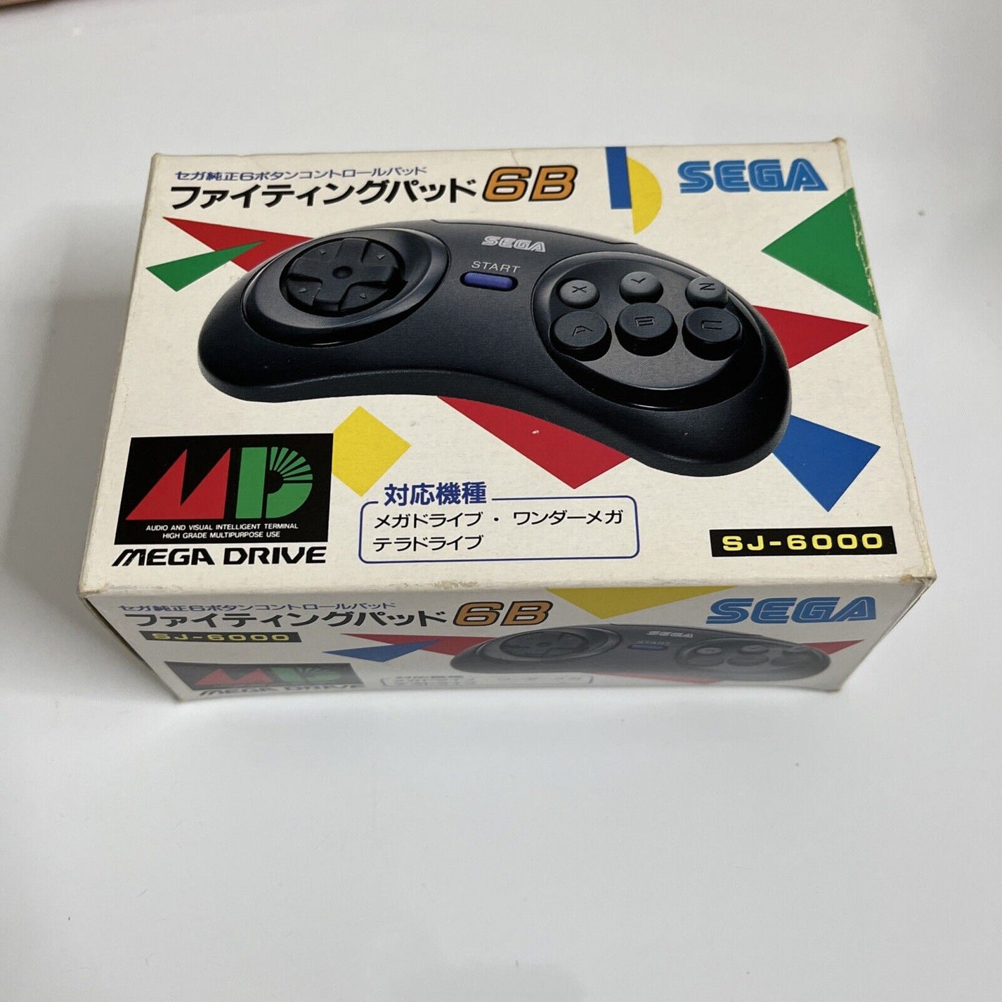 Official Genuine Sega Mega Drive 6 Button Controller NEW – Retro Unit