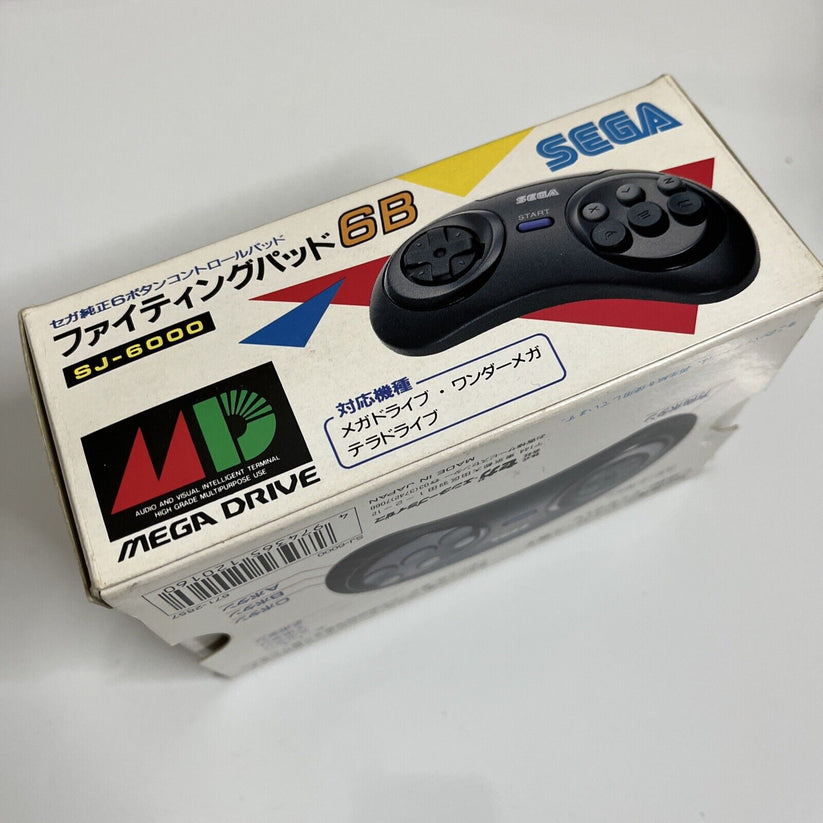 Official Genuine Sega Mega Drive 6 Button Controller NEW – Retro Unit