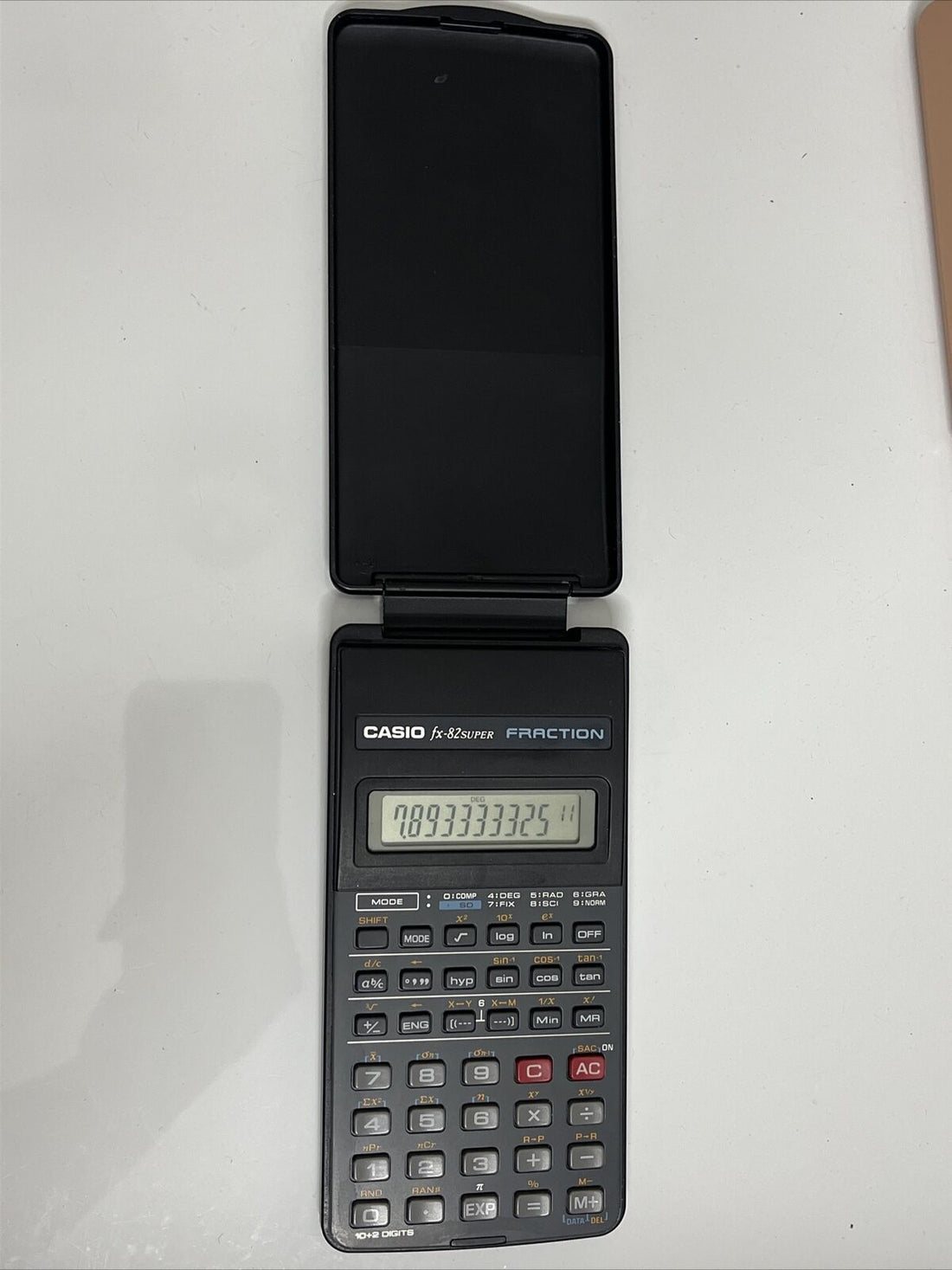 Casio Fx-82 Super Fraction Calculator – Retro Unit