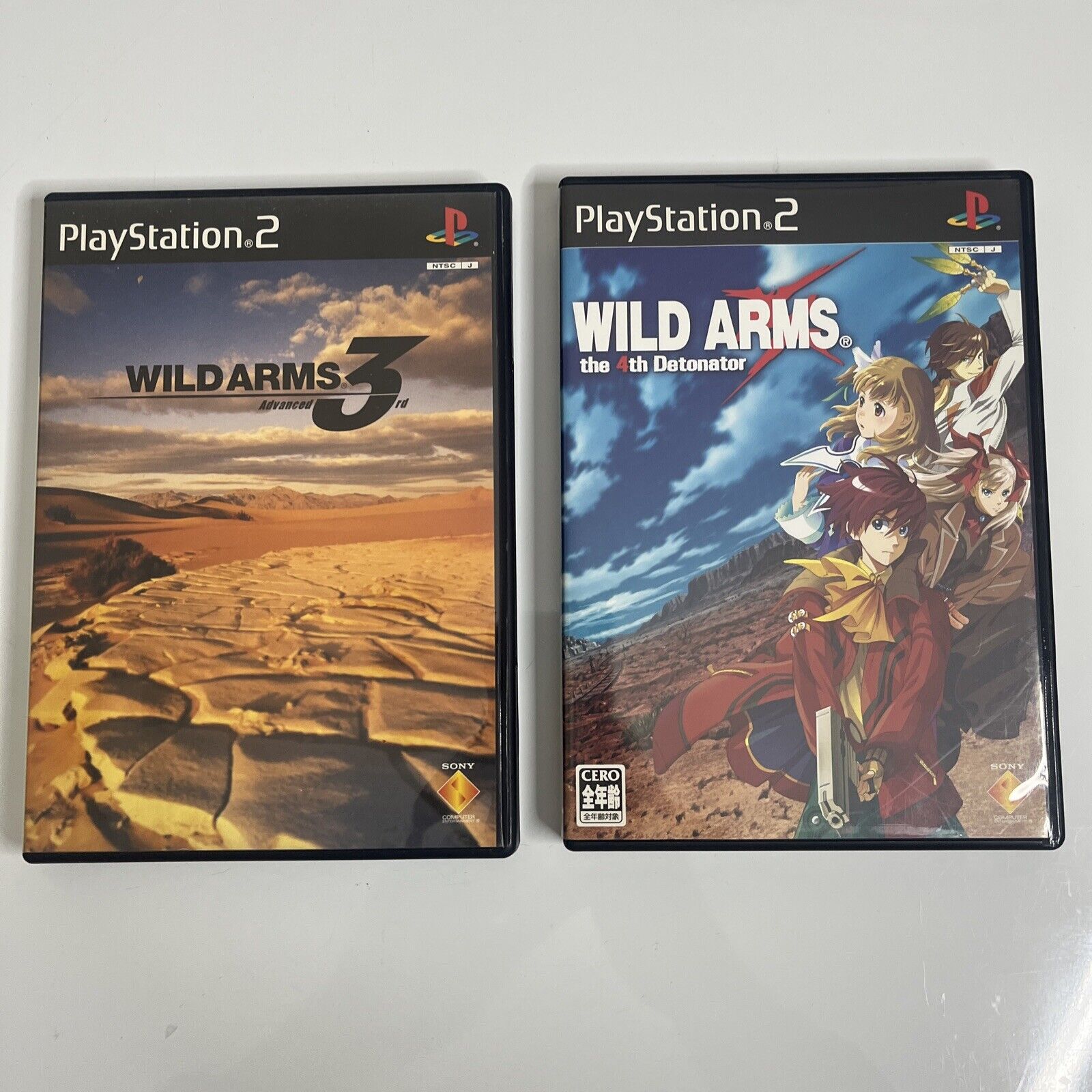 Wild Arms 3 + 4 Sony PlayStation PS2 NTSC-J JAPAN Game Complete – Retro ...
