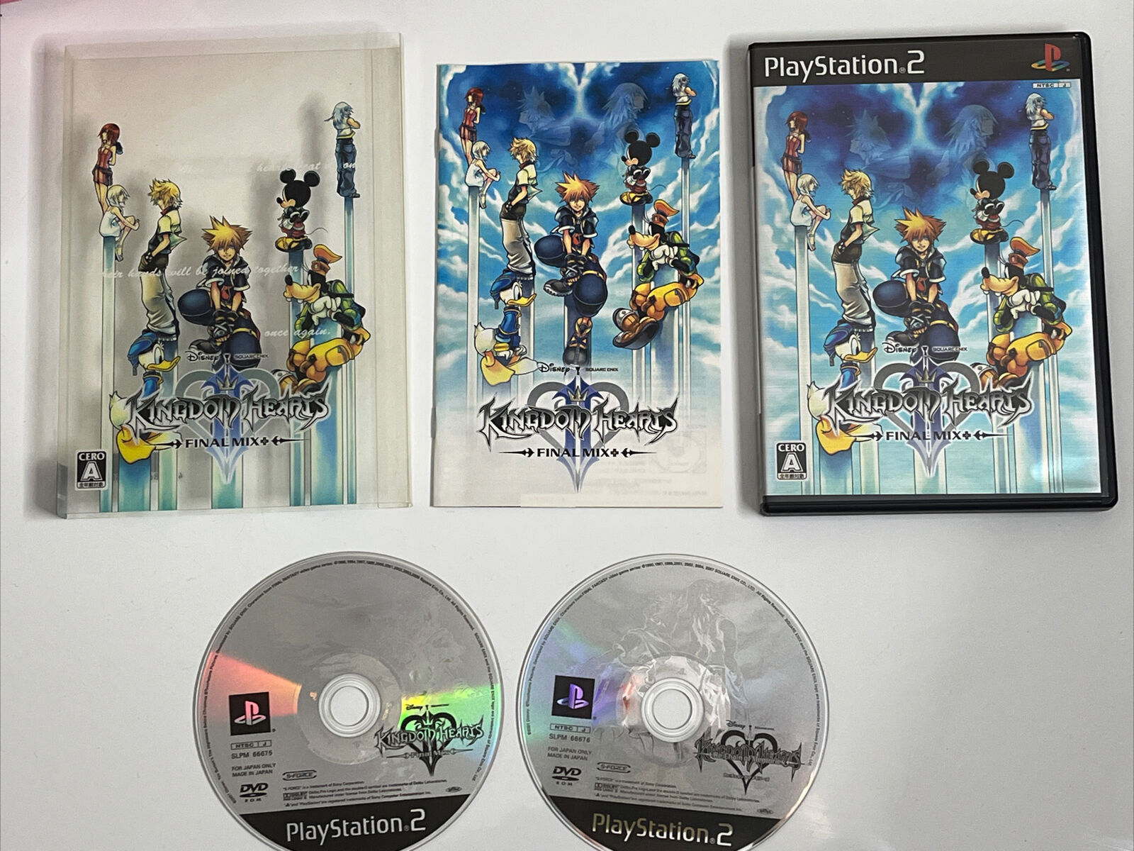 Kingdom Hearts 2: Final Mix + Chain of Memories Sony PS2 NTSC-J Japan ...