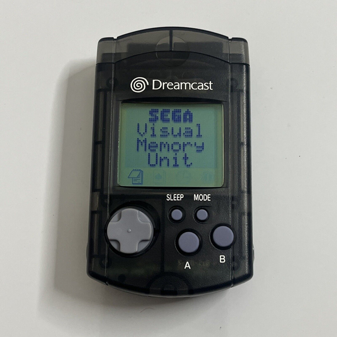 Official Sega Dreamcast Visual Memory Unit VMU Charcoal Transparent HK – Retro Unit