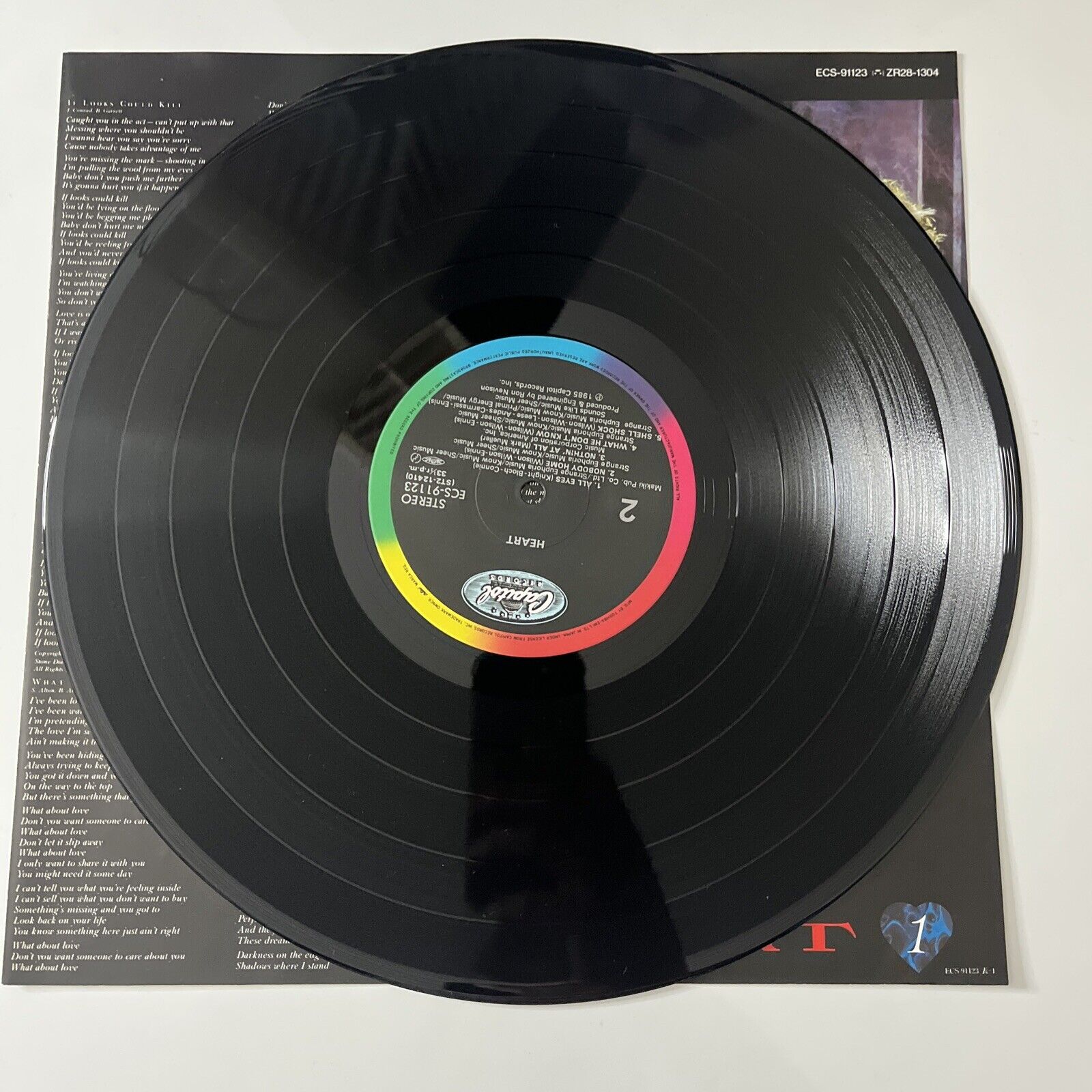 Heart LP 1985 12" Vinyl Record Obi ECS-91123 Capitol Records – Retro Unit