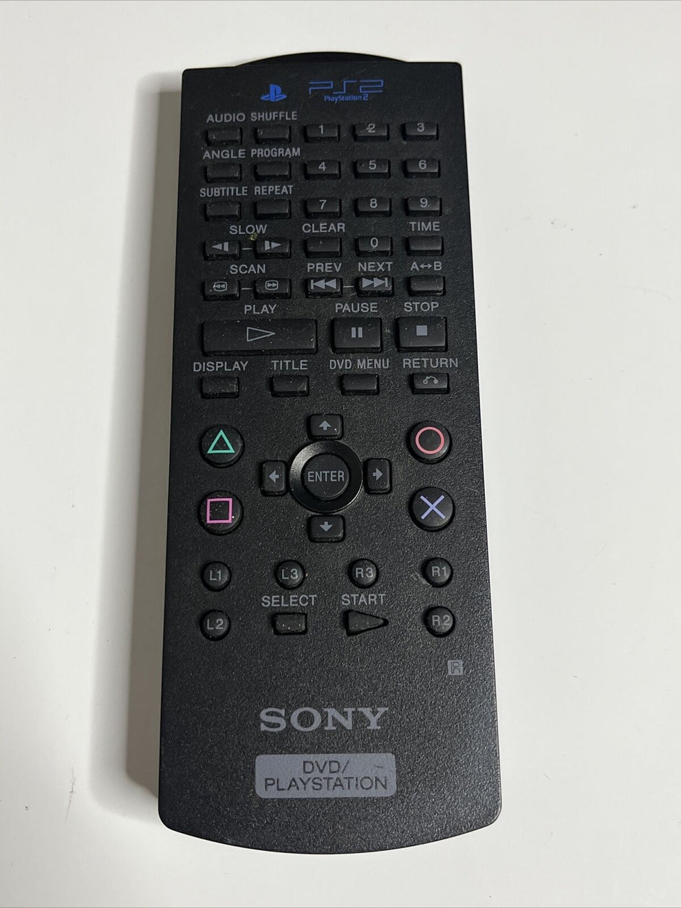 Official Sony PlayStation 2 PS2 DVD Remote Control & Receiver – Retro Unit