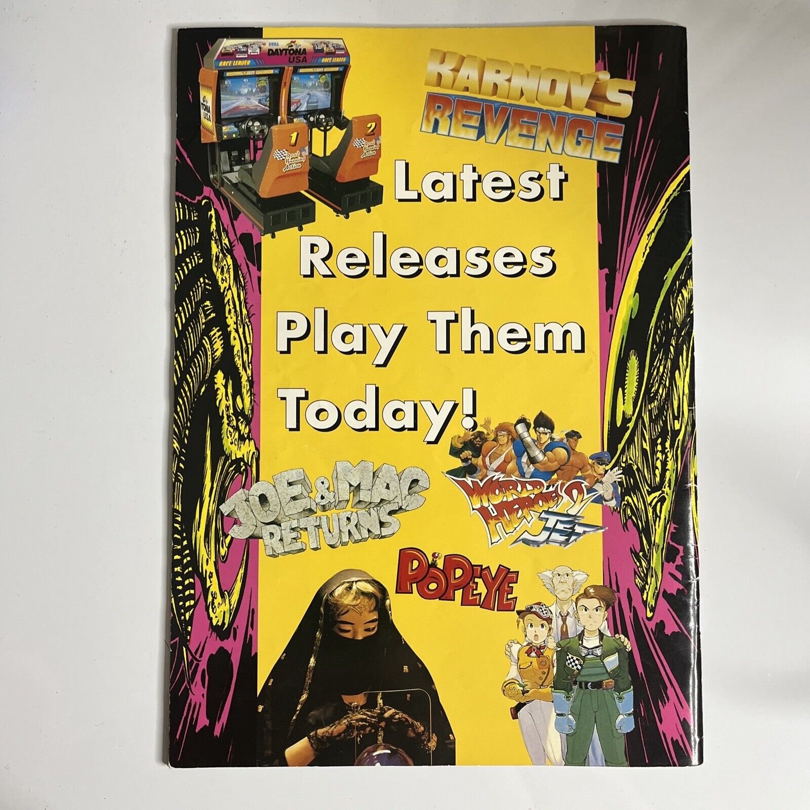 Timezone Arcade Magazine Australia August 1994 Issue 11 Aliens Vs Pred ...