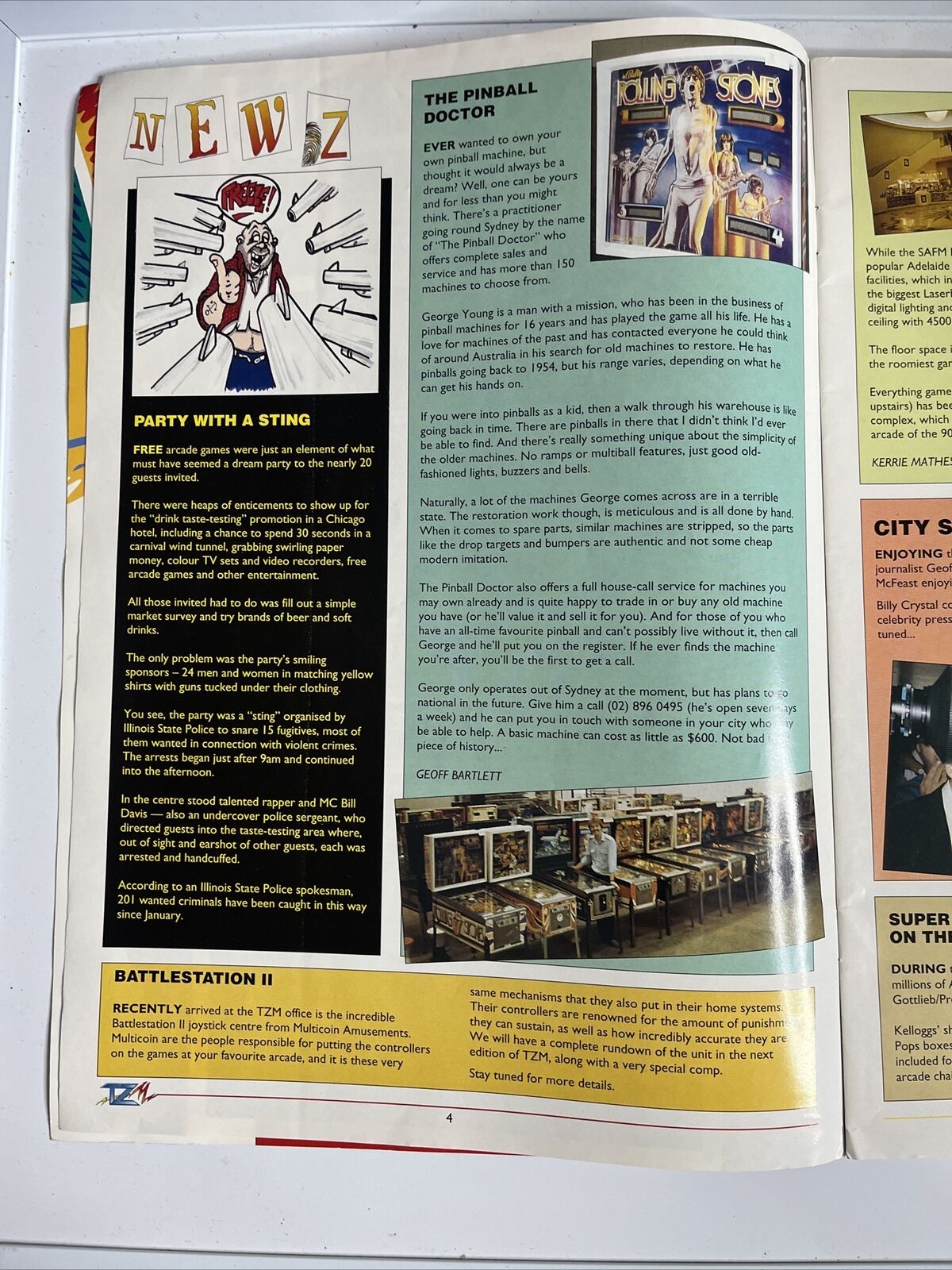 Timezone Arcade Magazine Australia August 1994 Issue 11 Aliens Vs Pred ...