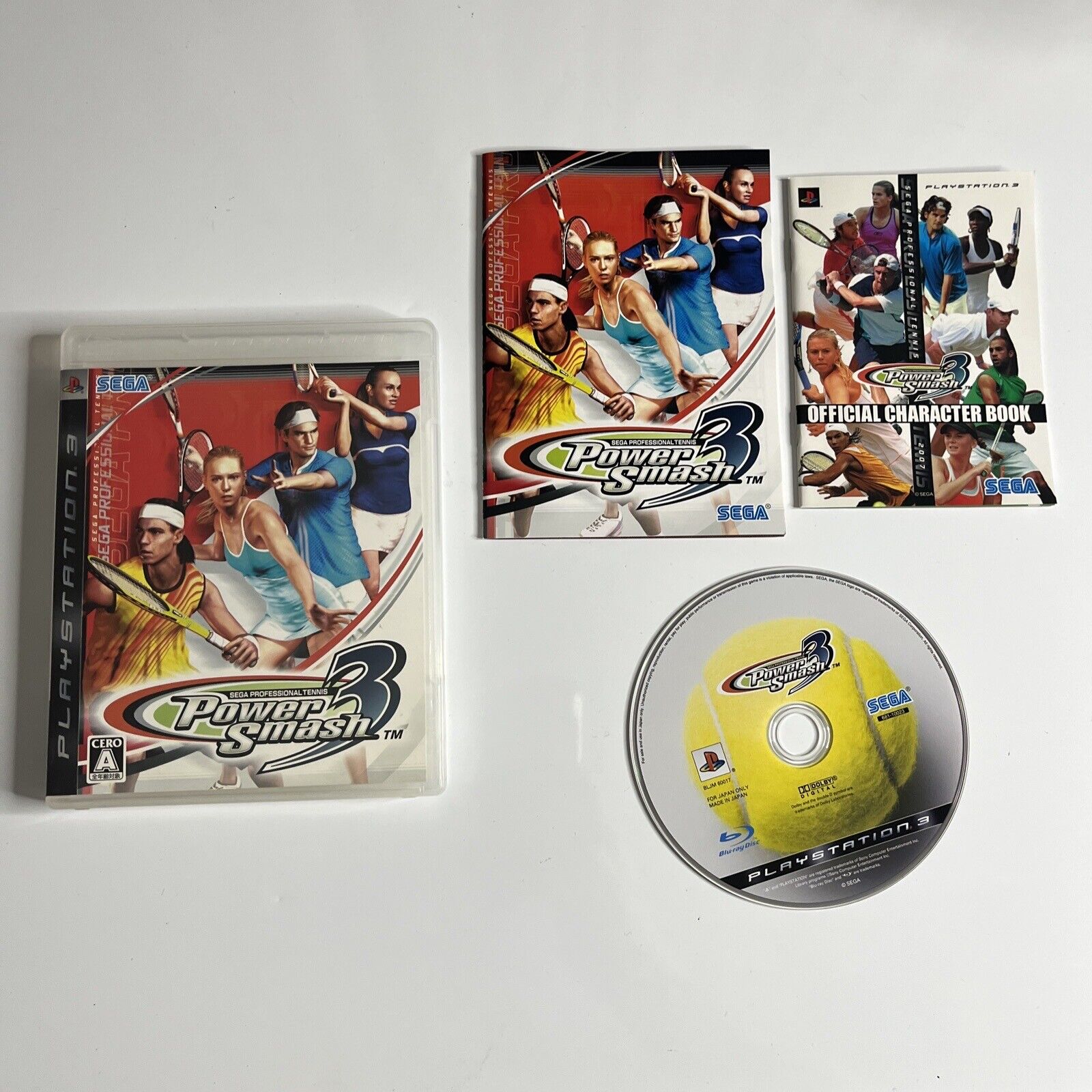 Power Smash 3 Sony PlayStation 3 PS3 JAPAN Tennis 2007 Game Complete ...