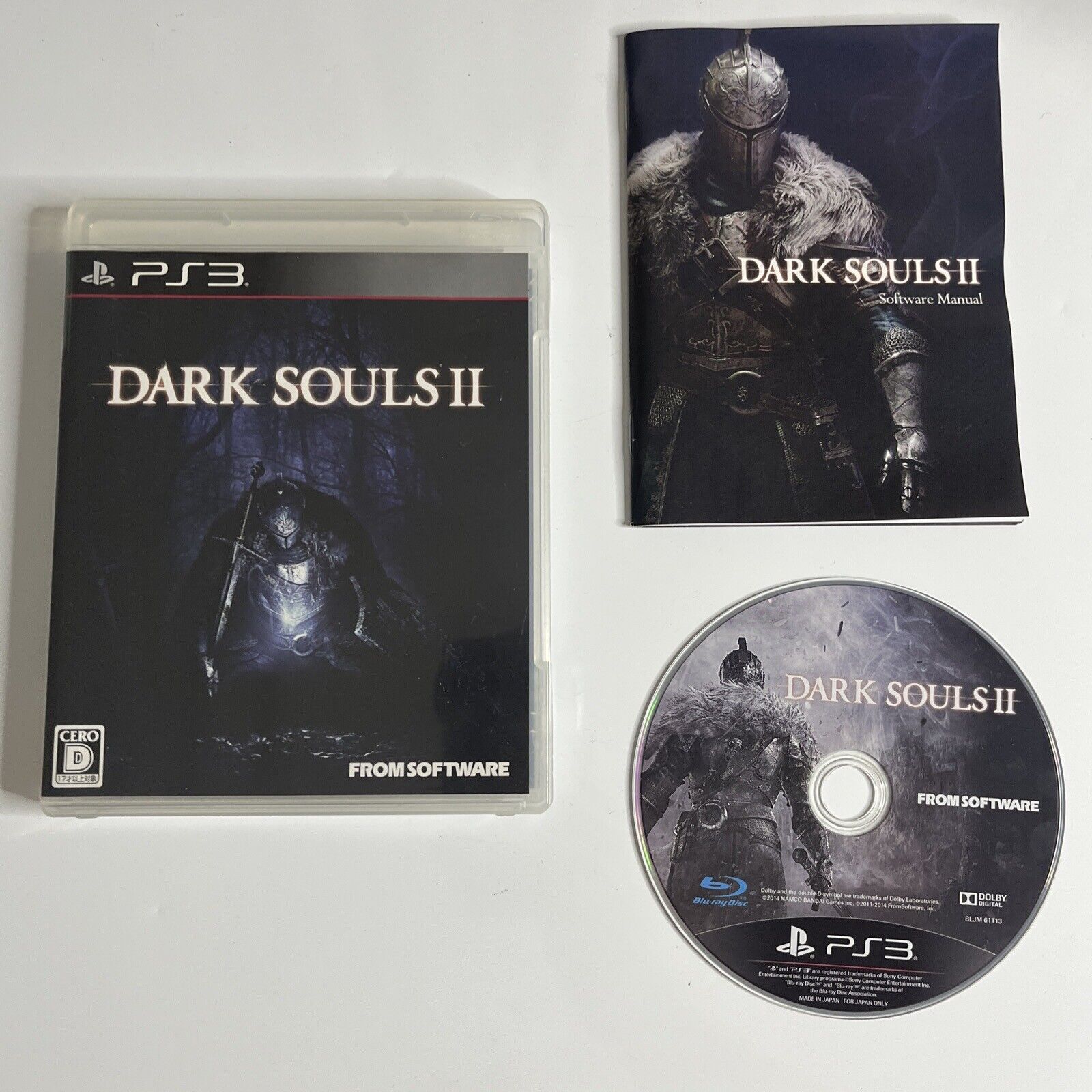 Dark Souls II PS3 Sony PlayStation 3 JAPAN From Software Game Complete ...