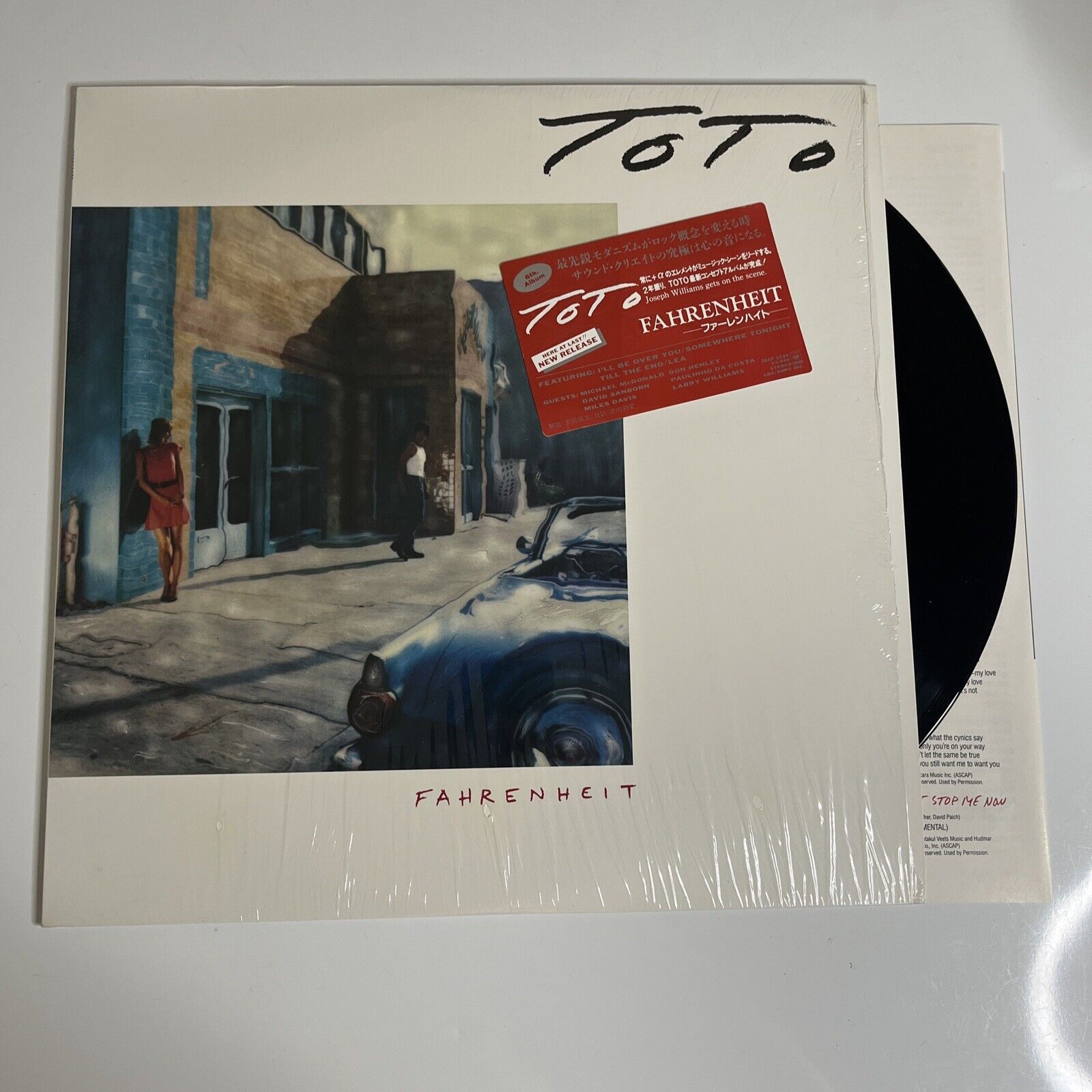 Toto – Fahrenheit LP 1986 Vinyl CBS Sony Records 28AP 3222 – Retro Unit