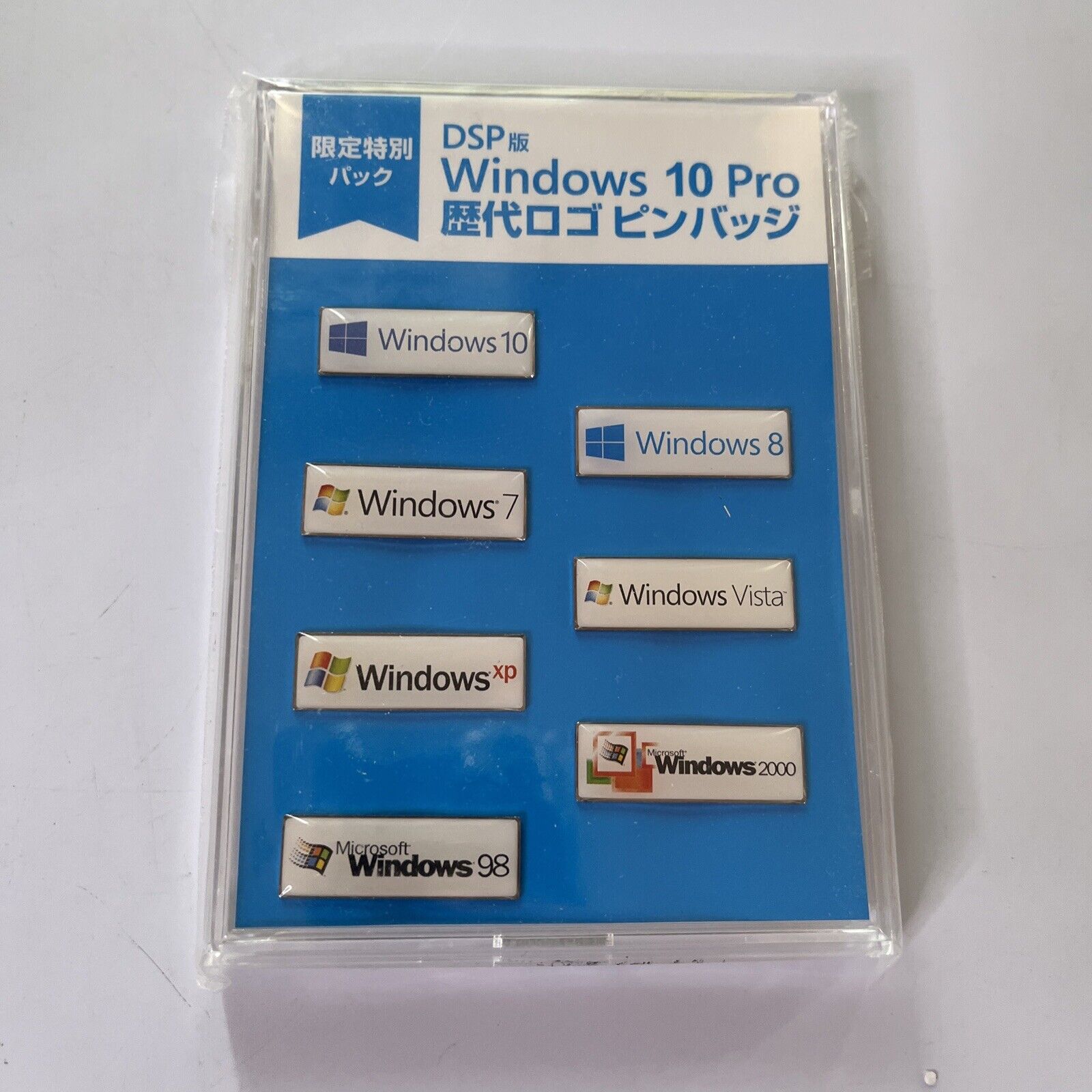 Official Microsoft Windows Badges Limited Edition Win 98 XP 2000 Vista ...