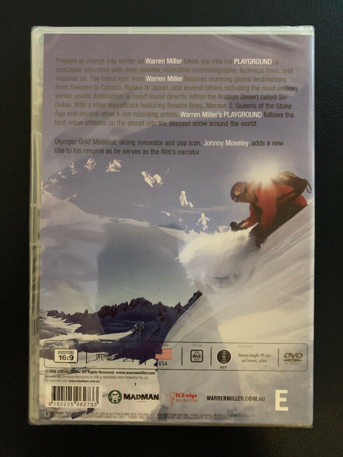 Warren Miller's Playground (DVD) Brand New Sealed – Retro Unit
