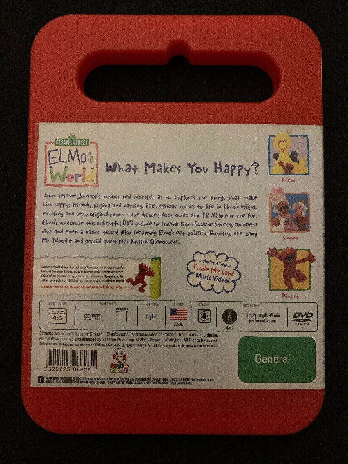 Sesame Street - Elmo's World - What Makes You Happy? (DVD, 2008 ...