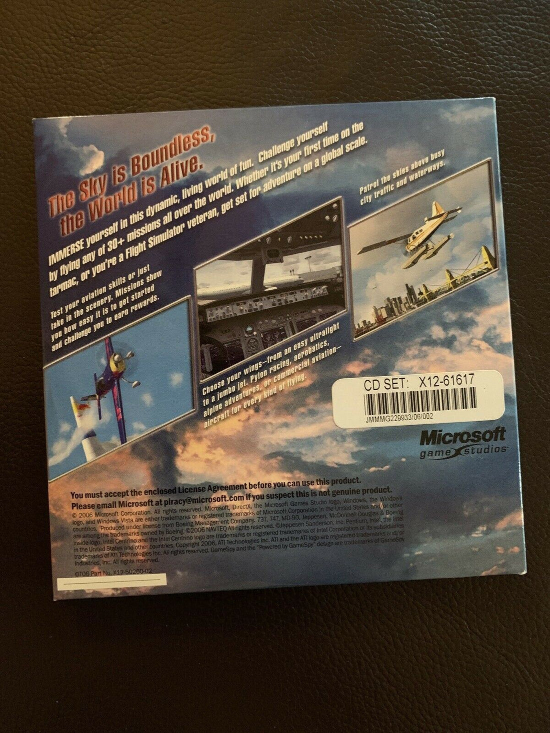 Microsoft Flight Simulator X - PC DVD Windows Game Flight Simulation ...