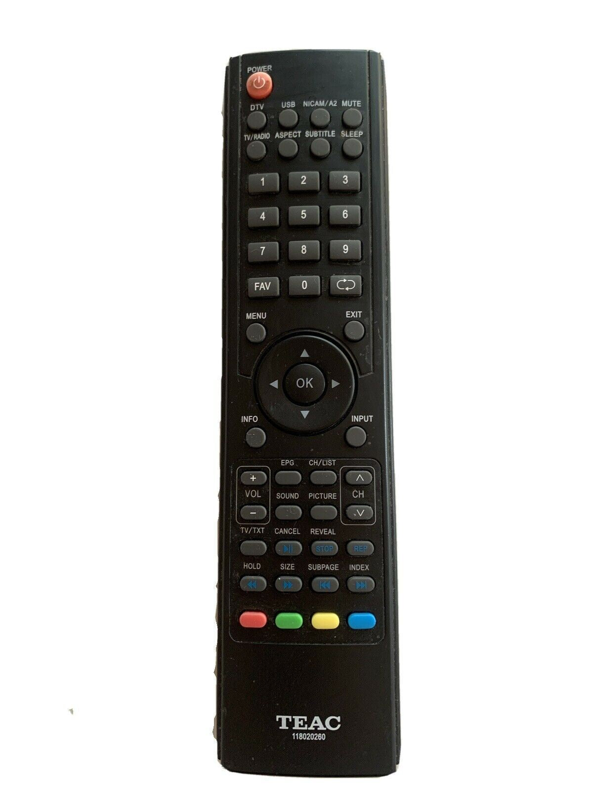 Genuine Teac 118020260 Remote Control – Retro Unit