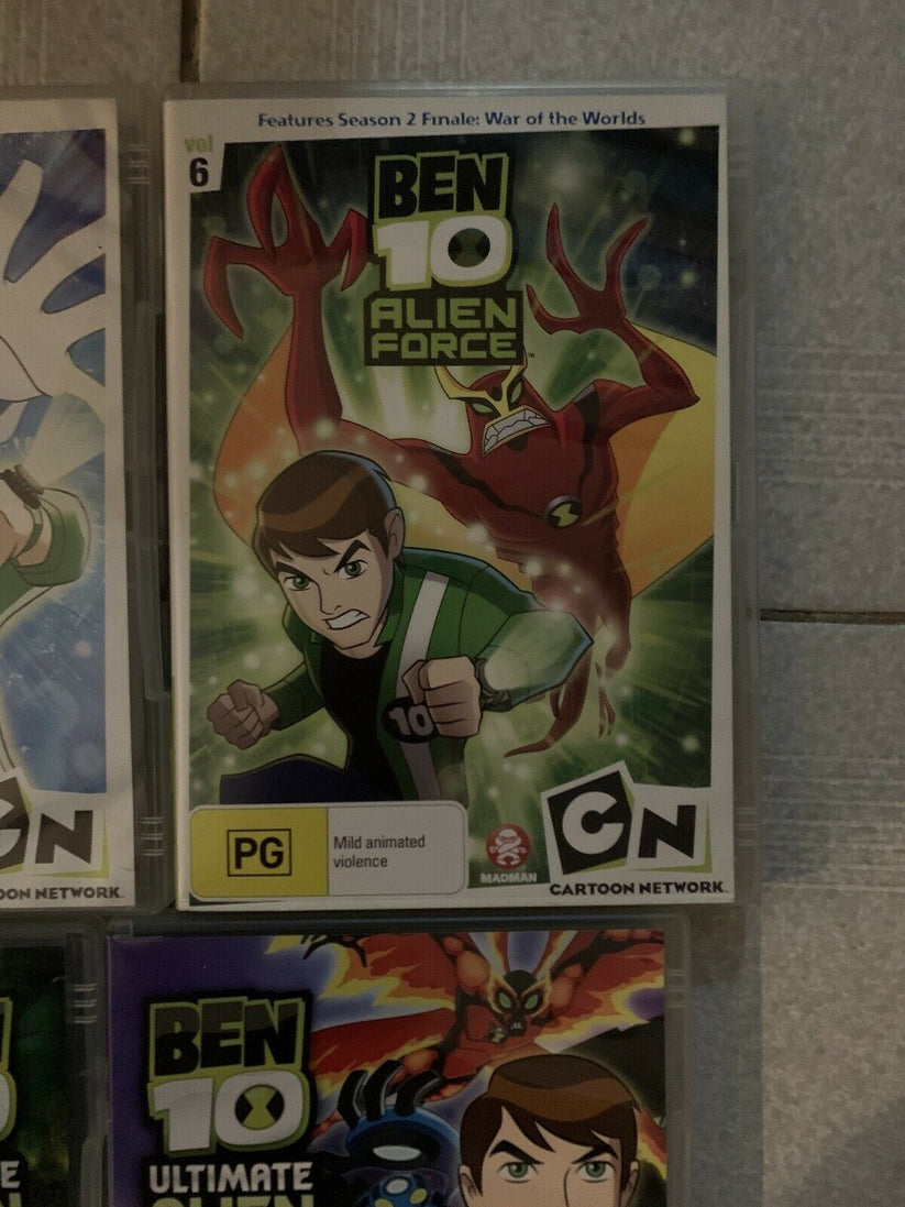 10x Ben 10 DVD Collection Region 4 – Retro Unit