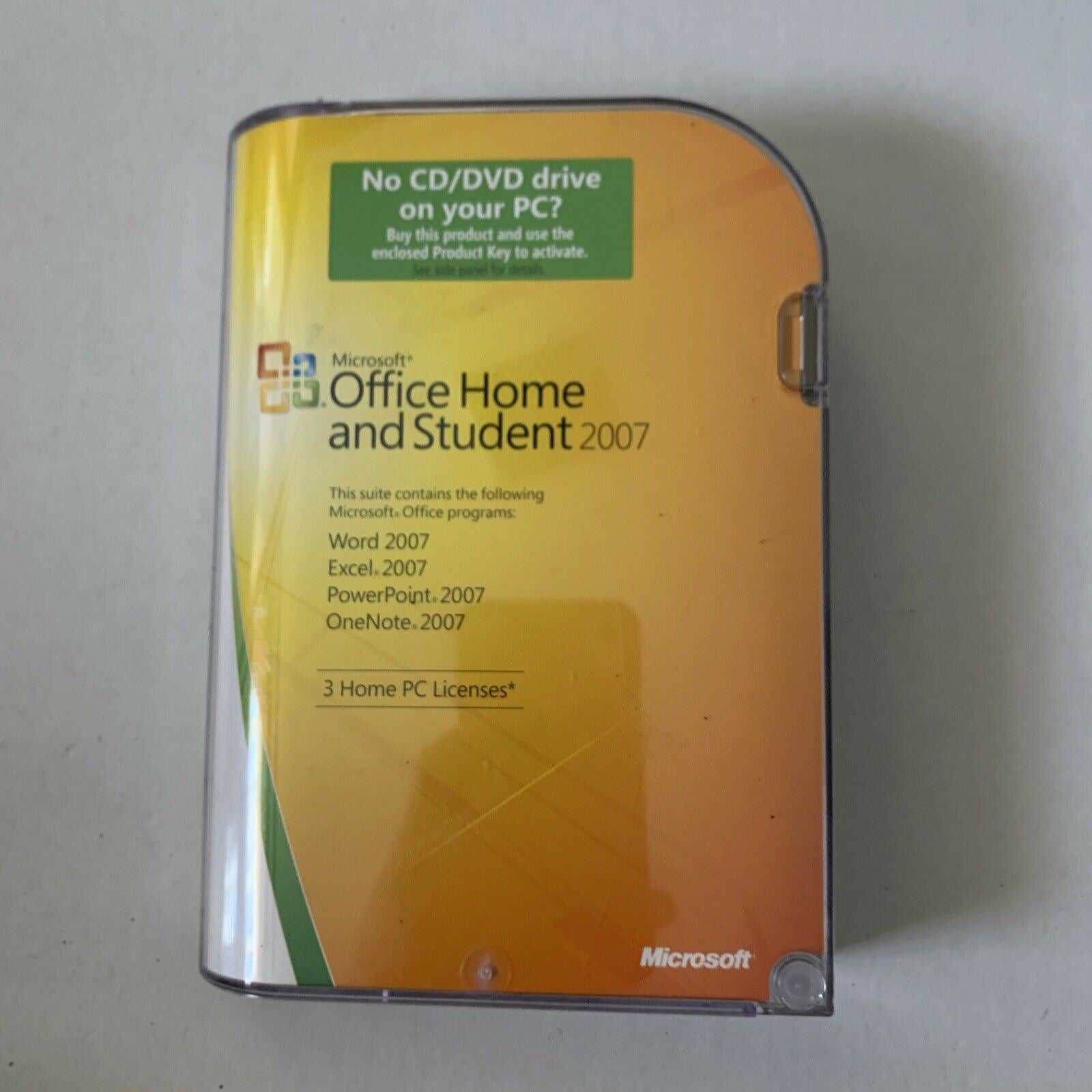Microsoft Office Home And Student 2007 PC DVD - Word, Excel, Powerpoin ...