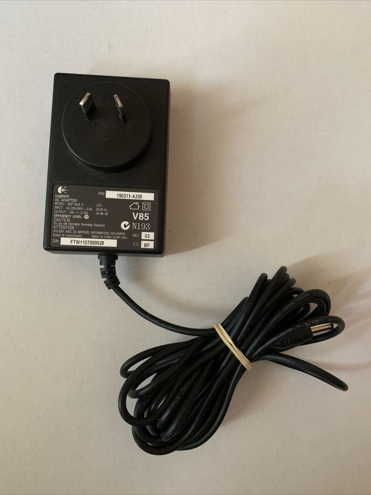 Genuine Logitech ADP-18LB E AC Adapter 24v 0.75a – Retro Unit