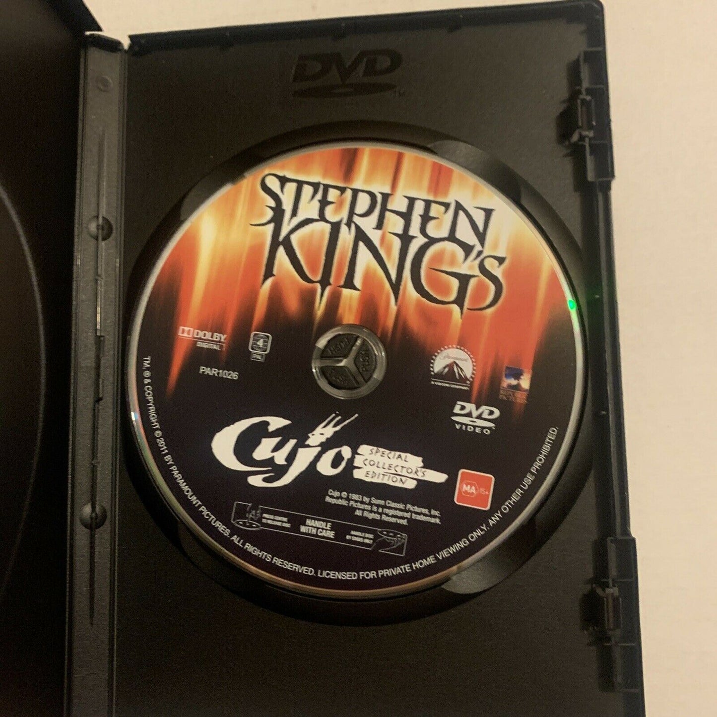 Stephen King's: Cujo - Special Collector's Edition (DVD, 1983) Region ...