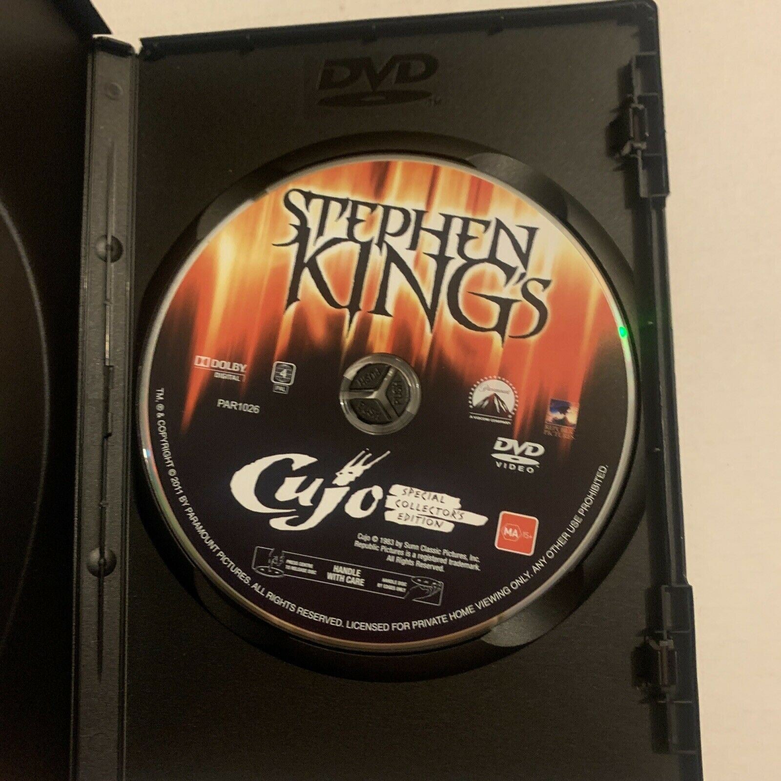 Stephen King's: Cujo - Special Collector's Edition (DVD, 1983) Region ...