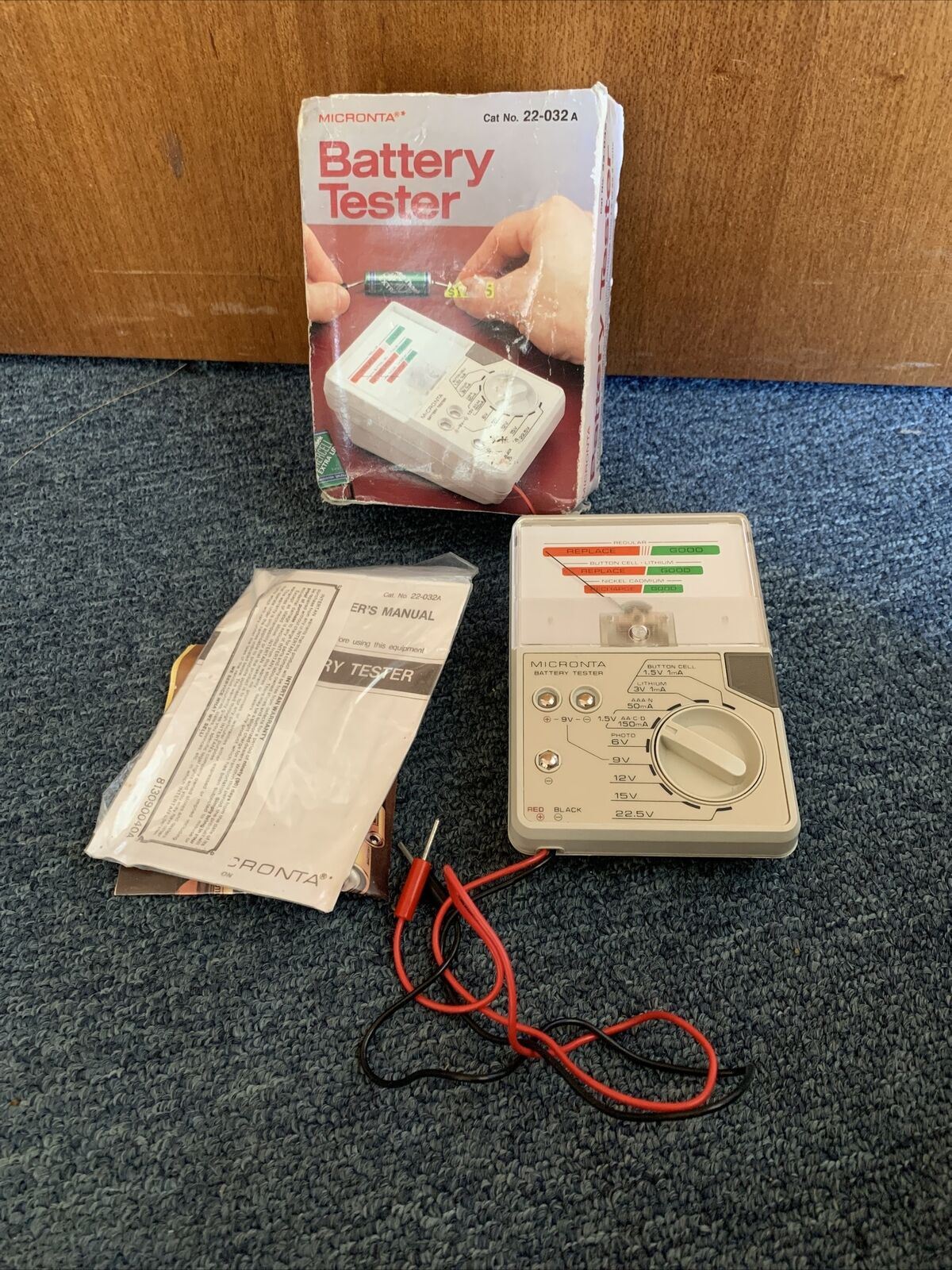 Vintage Retro Micronta Battery Tester 22-032A - Working! – Retro Unit