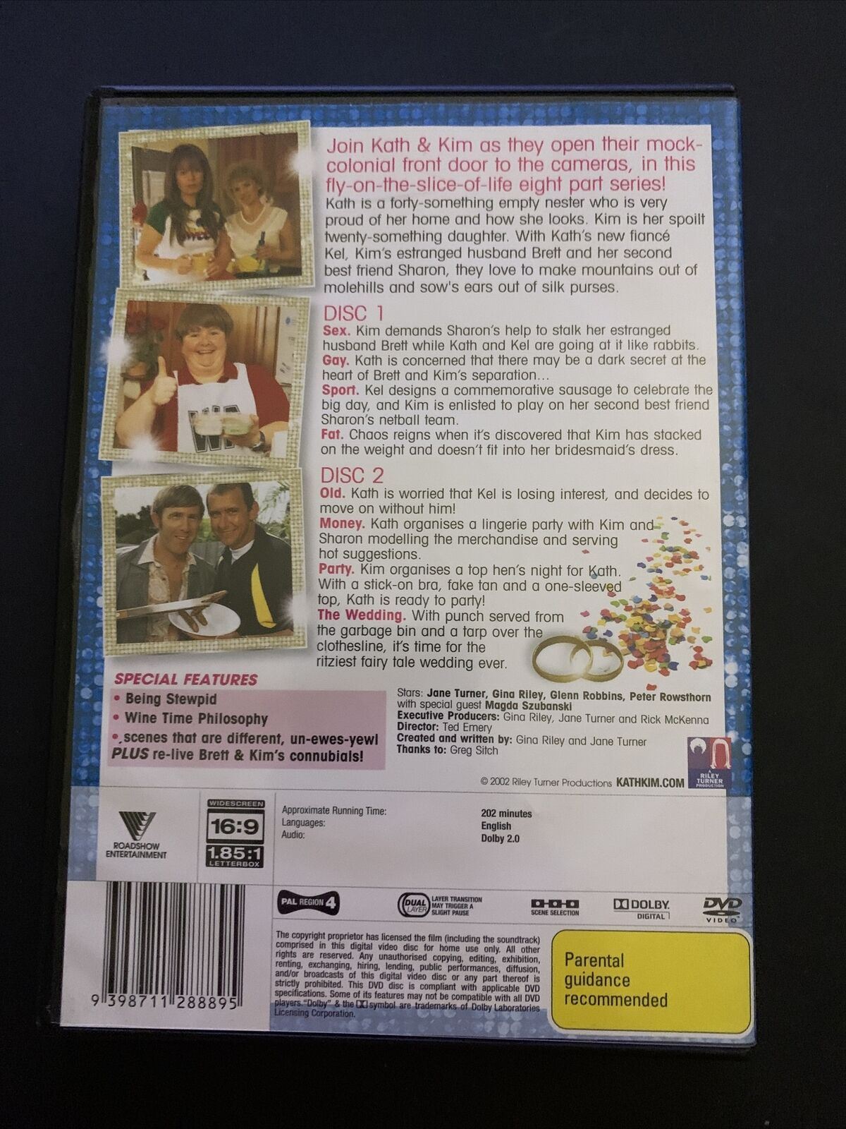 Kath & Kim : Series 1-3 (DVD) Gina Riley, Jane Turner. All Regions – Retro Unit