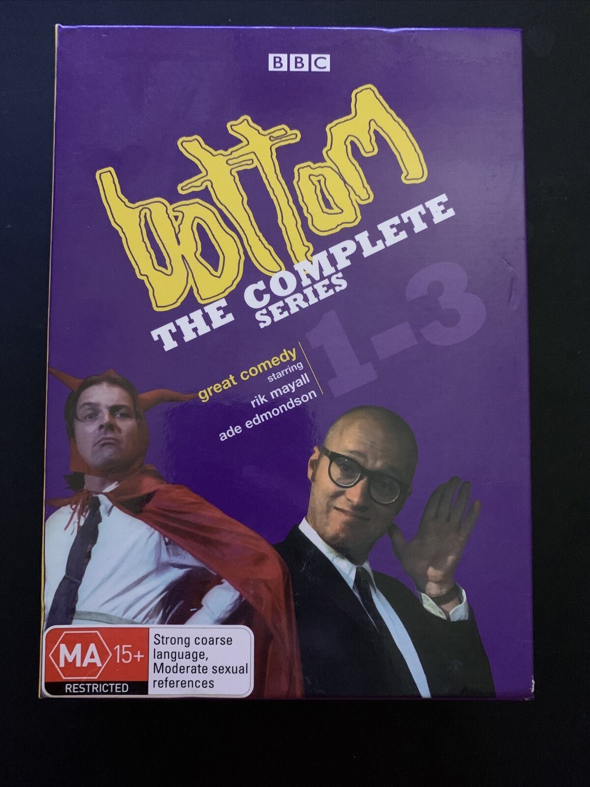 Bottom : The Complete Series 1-3 (DVD) Adrian Edmondson, Rick Mayall ...
