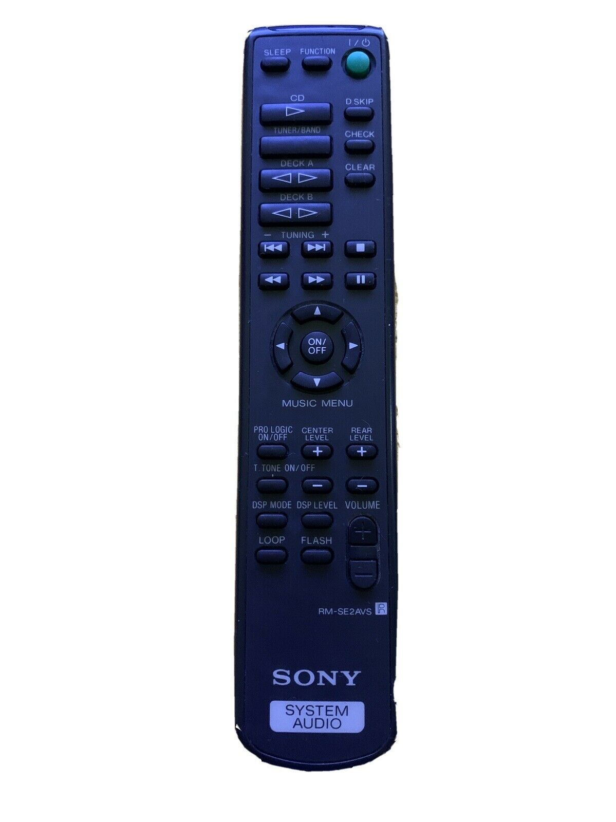 Genuine Sony RM-SE2AVS Audio Remote Control – Retro Unit