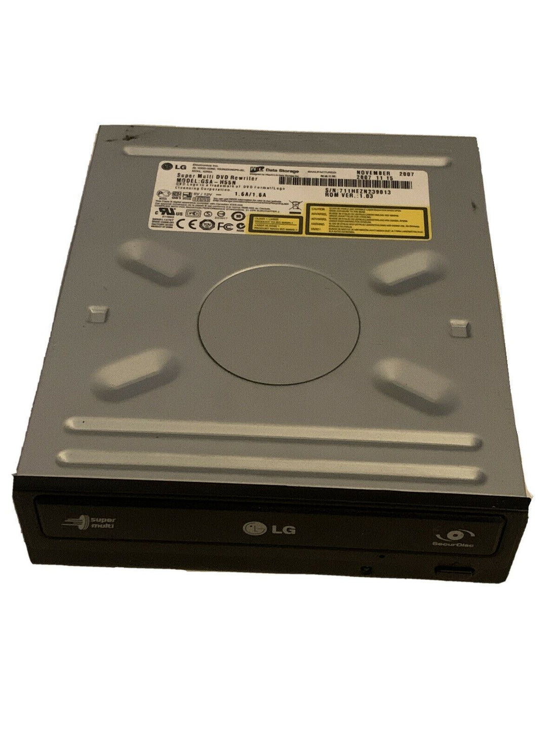 LG Super Multi DVD Drive GSA-H55N DVD±RW (±R DL) / DVD-RAM drive -IDE ...
