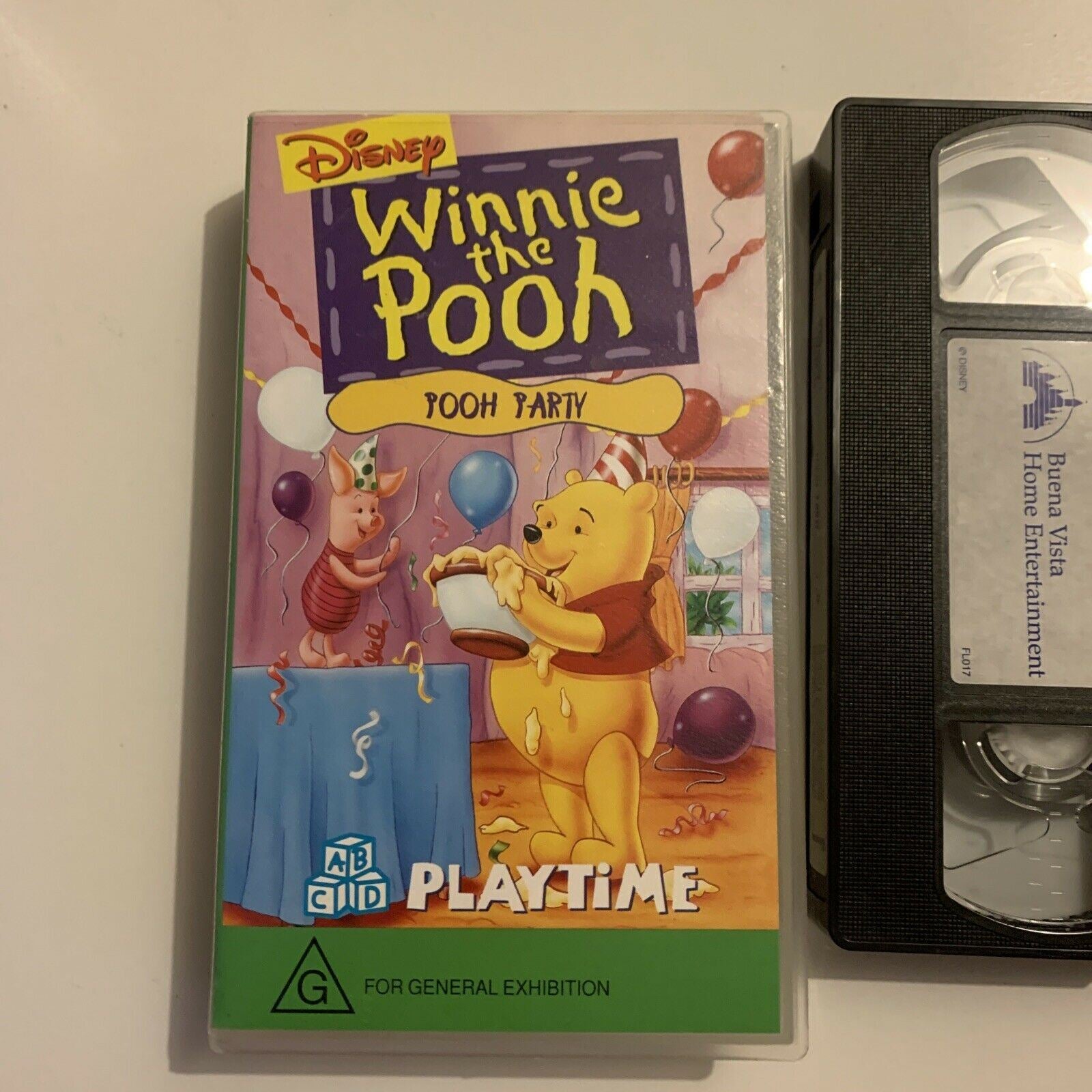Winnie The Pooh Pooh Party VHS 1994 PAL Retro Unit Winnie The Pooh Pooh Party VHS 1994 PAL Retro Unit