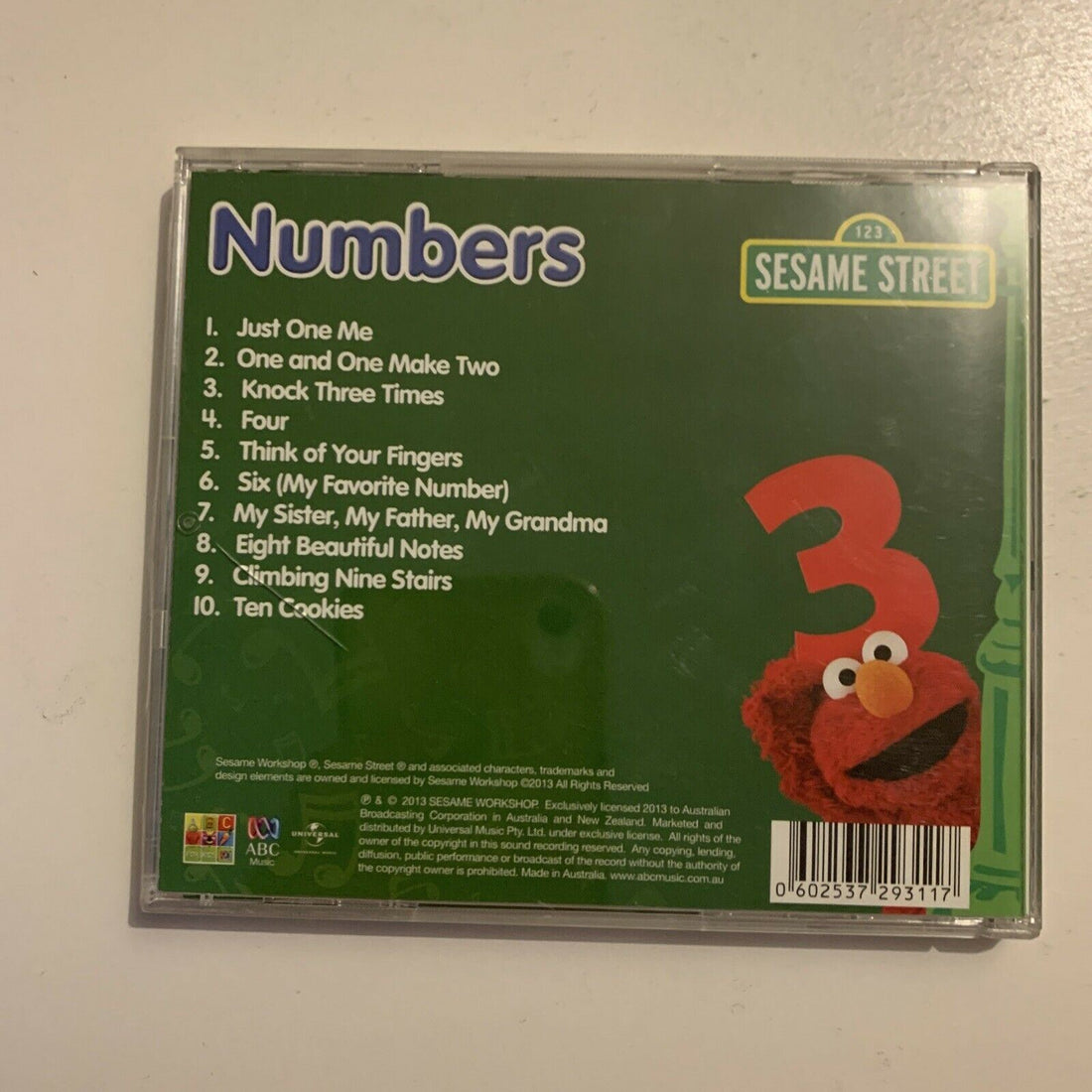 Sesame Street - Numbers (CD, 2013) ABC For Kids – Retro Unit