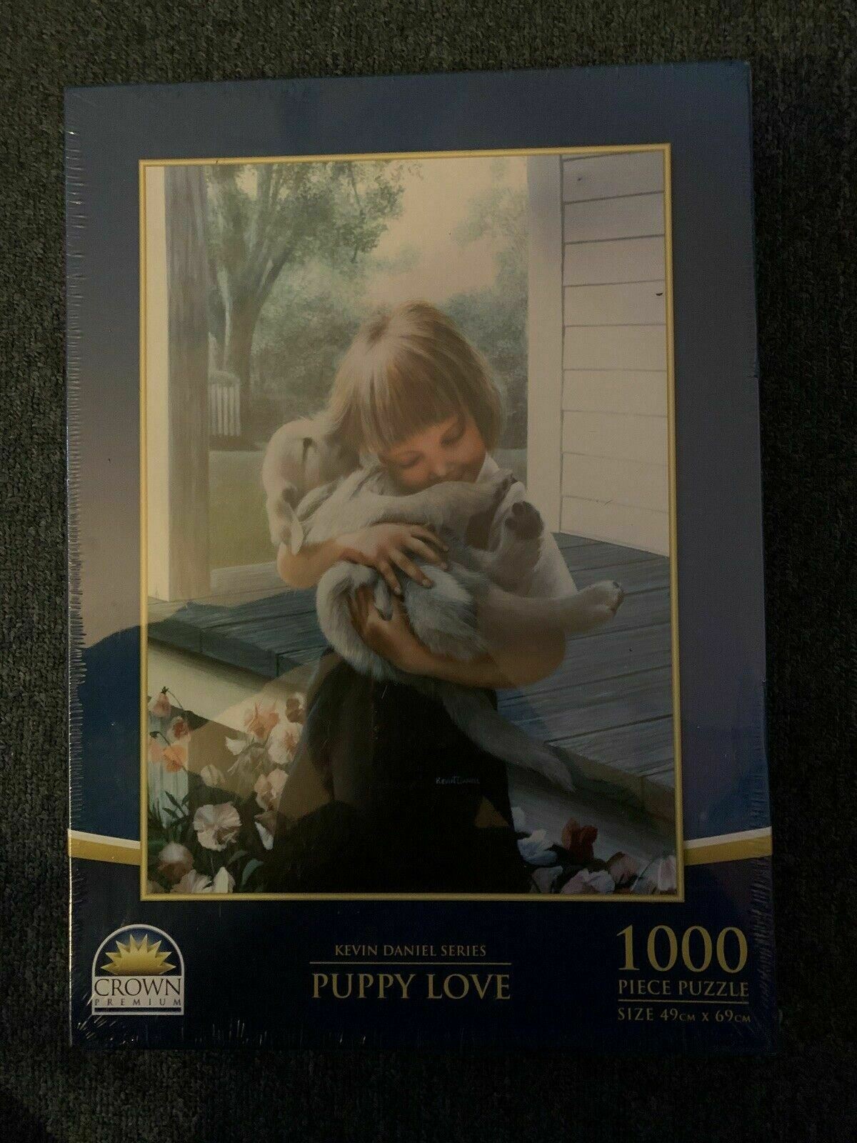 *New Series* Kevin Daniel Series Puppy Love 1000 Piece Puzzle – Retro Unit