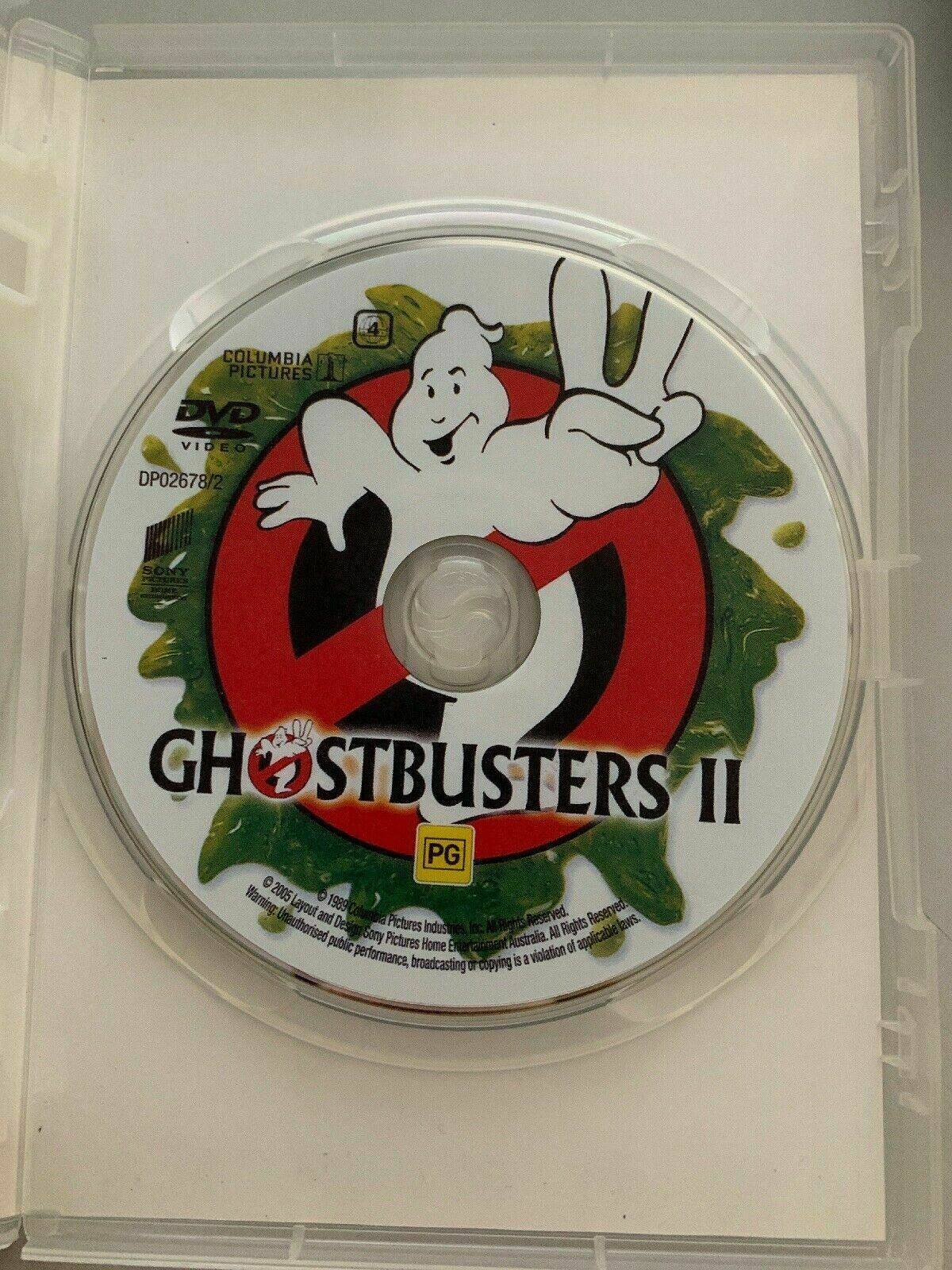 Ghostbusters 1 & 2 (DVD) Bill Murray, Harold Ramis, Dan Aykroyd. Regio ...