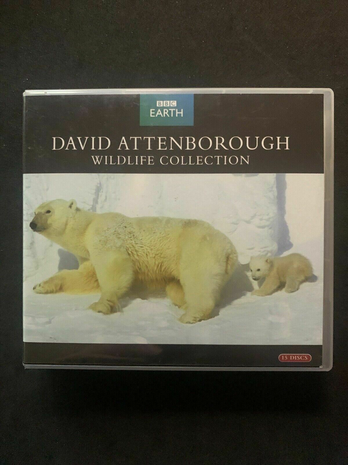 BBC Earth Wildlife Collection (DVD, 15-Disc) David Attenborough – Retro ...