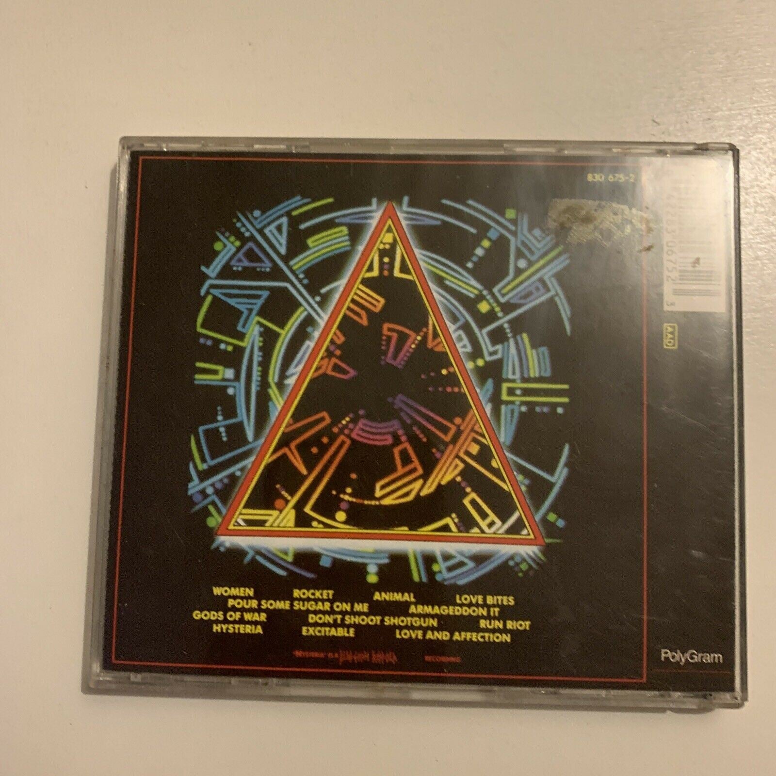 Def Leppard – Hysteria (CD, 1987 Album) – Retro Unit