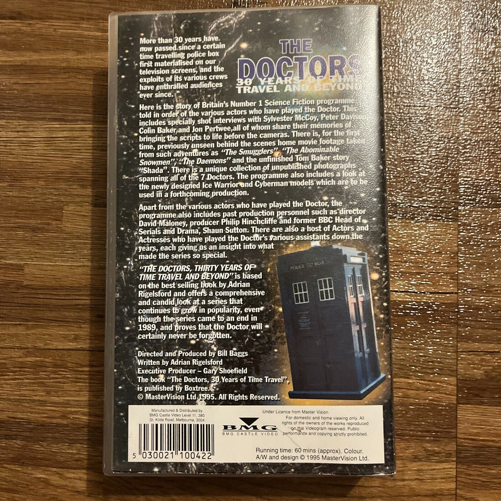 The Doctors - 30 Years Of Time Travel & Beyond (VHS, 1995) PAL – Retro Unit