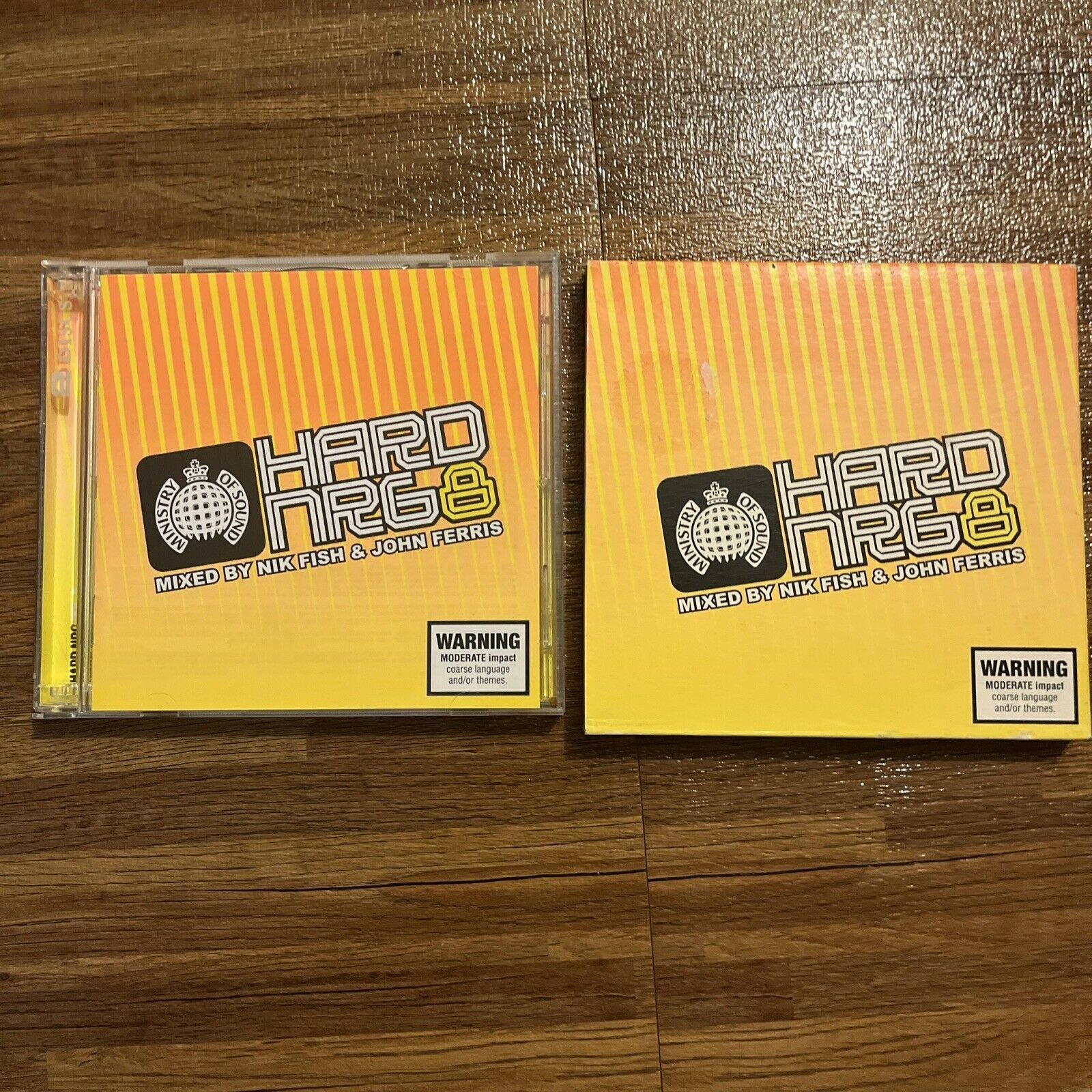 Ministry Of Sound - Hard NRG8 - Nik Fish & John Ferris (CD, 2006, 2-Di ...