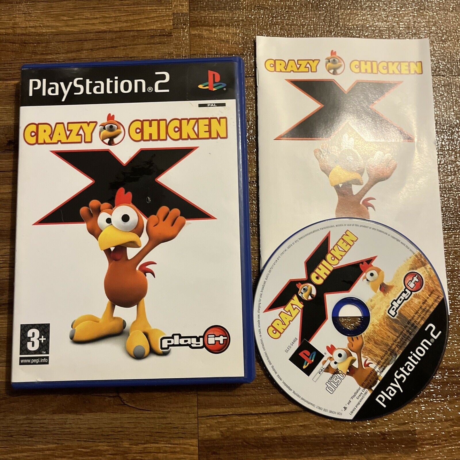 Crazy Chicken X PS2 PlayStation 2 game + Manual PAL – Retro Unit