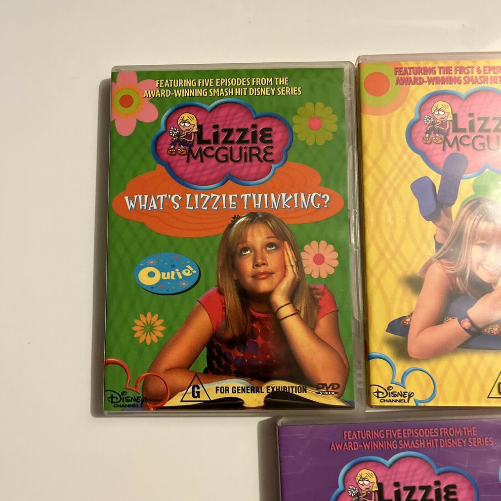 5x Lizzie McGuire DVDs Bundle Region 4 – Retro Unit