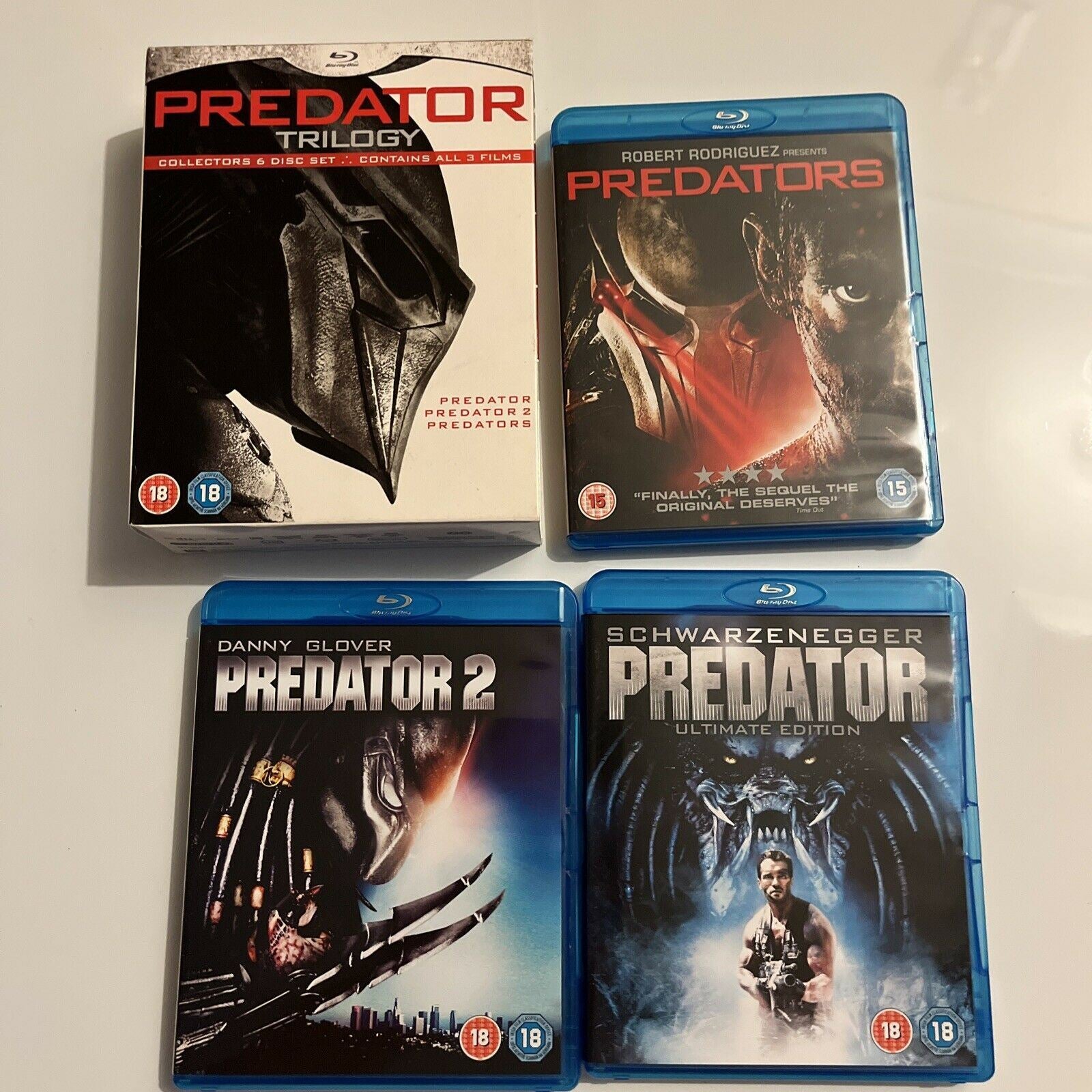 Predator Trilogy: Predator, Predator 2, Predators (Bluray, 6-Disc) Reg ...