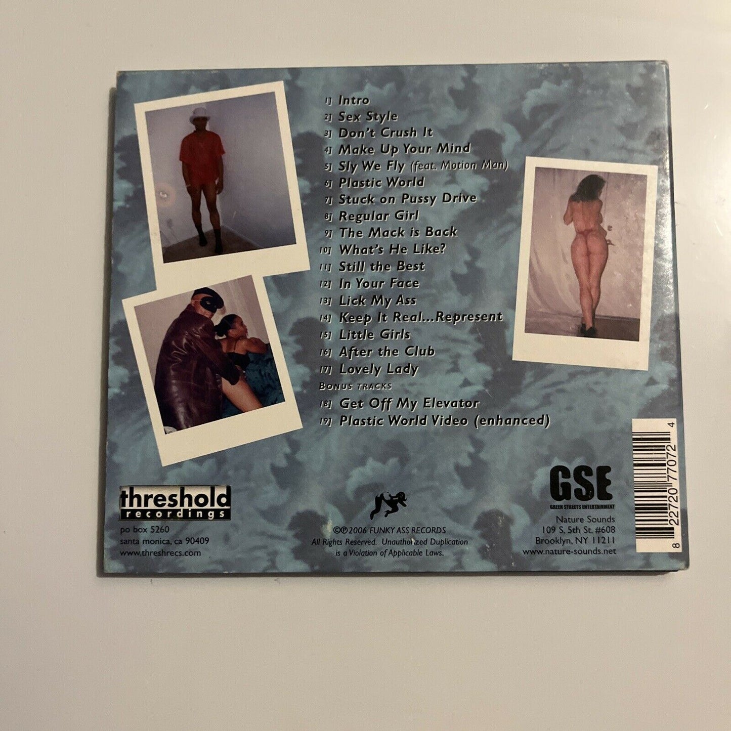 Kool Keith Sex Style Special Edition Cd 2006 Retro Unit