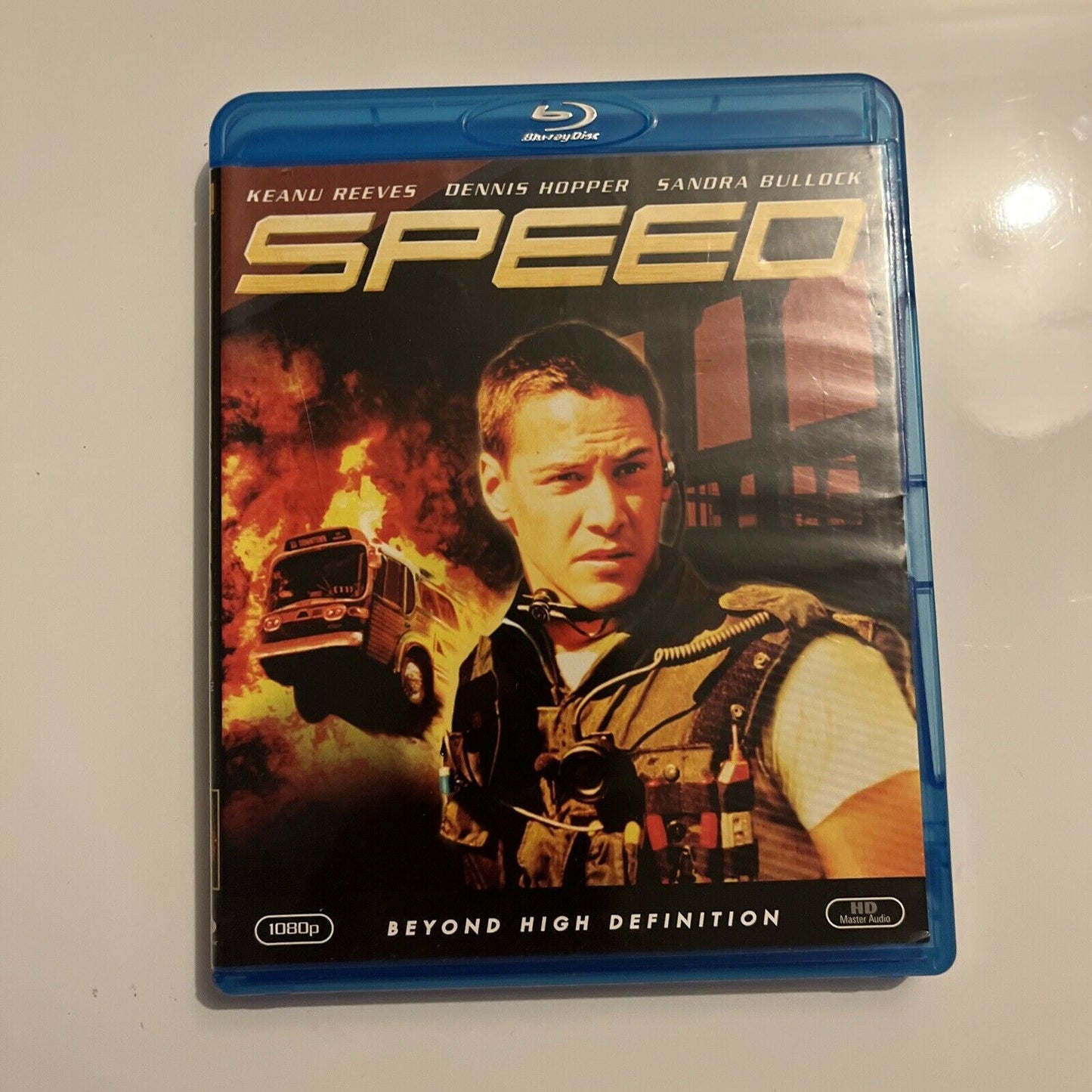 Speed (Blu-ray, 1994) Keanu Reeves, Sandra Bullock Region A – Retro Unit